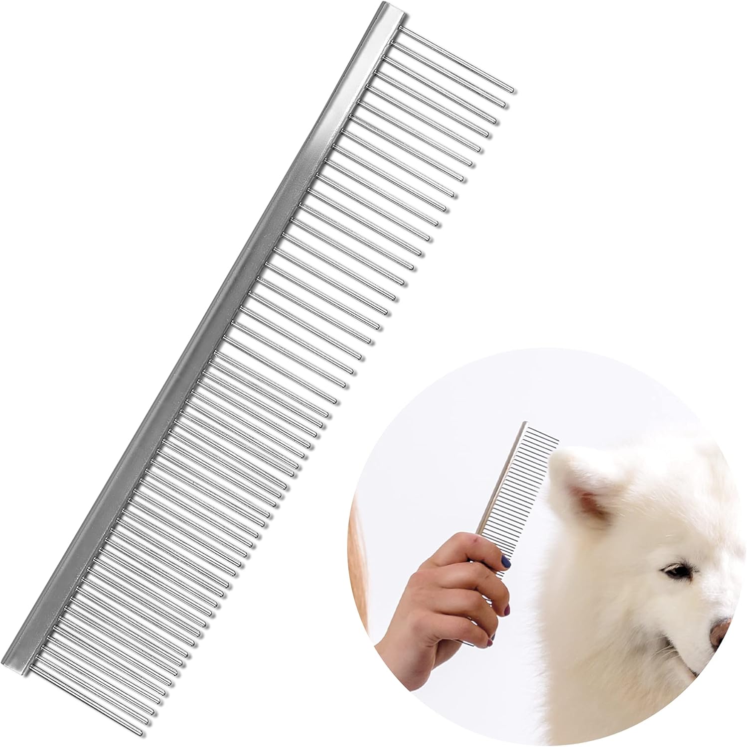 Amazon.com: Wahl Metal Pet Comb, Stainless Steel Dog and Cat Comb, Rust ...
