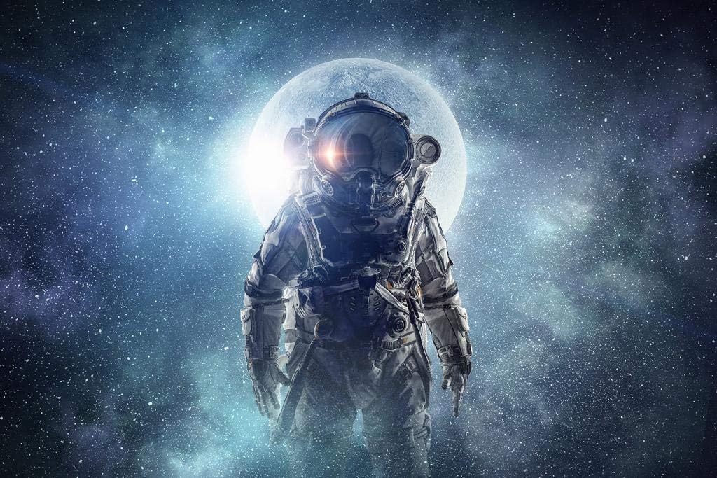 Amazon.com: Astronaut Outer Space Fantasy Scifi Cool Wall Art Print ...