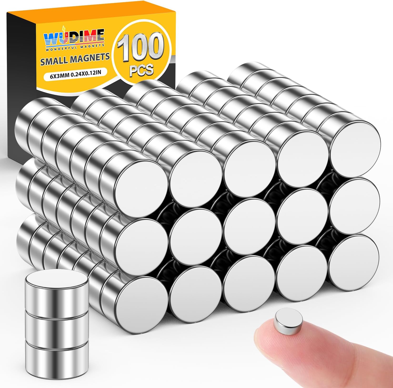Amazon.com: eokoaiee 70 pcs 7x3mm Refrigerator Magnets Fridge Magnet ...