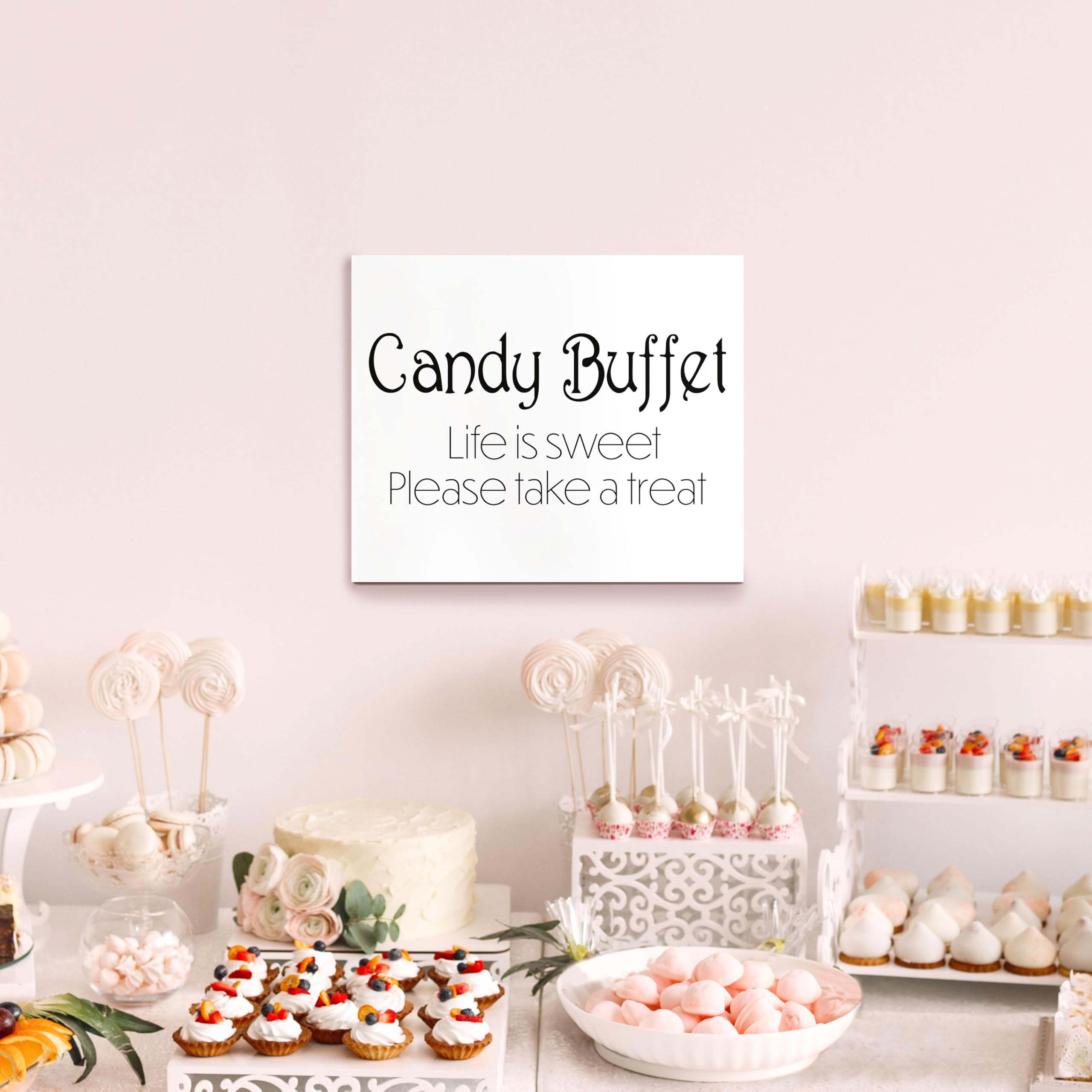 Candy Station At Wedding Reception