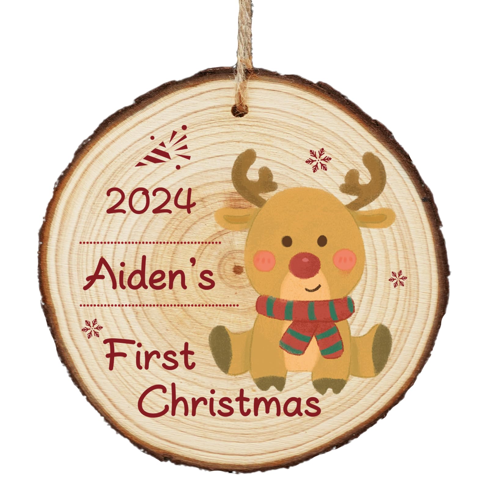 Bemaystar Personalized Christmas Ornament Baby’s First Christmas ...