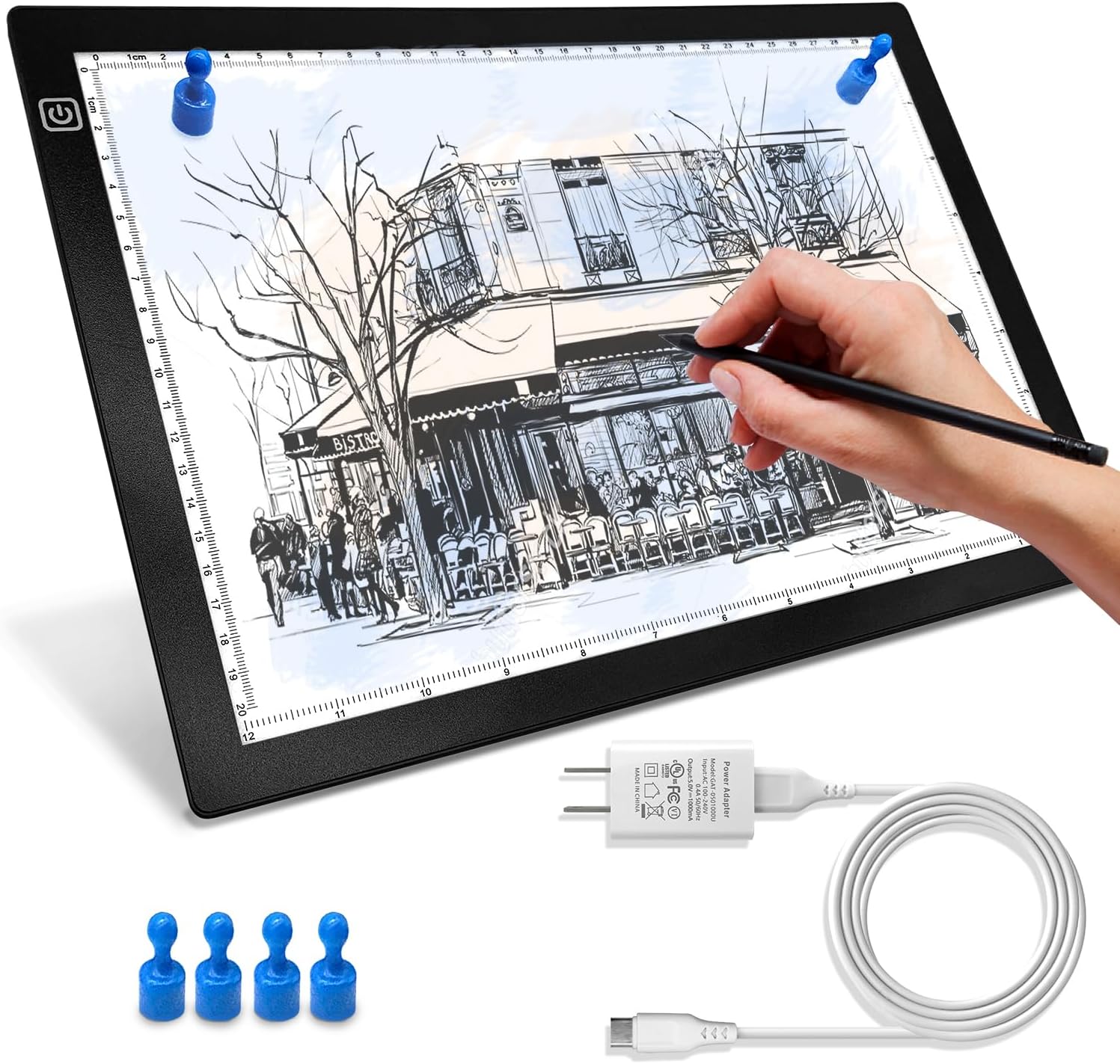 Amazon.com: A4 Magnet LED Light pad for tracing, LED Copy Board for ...