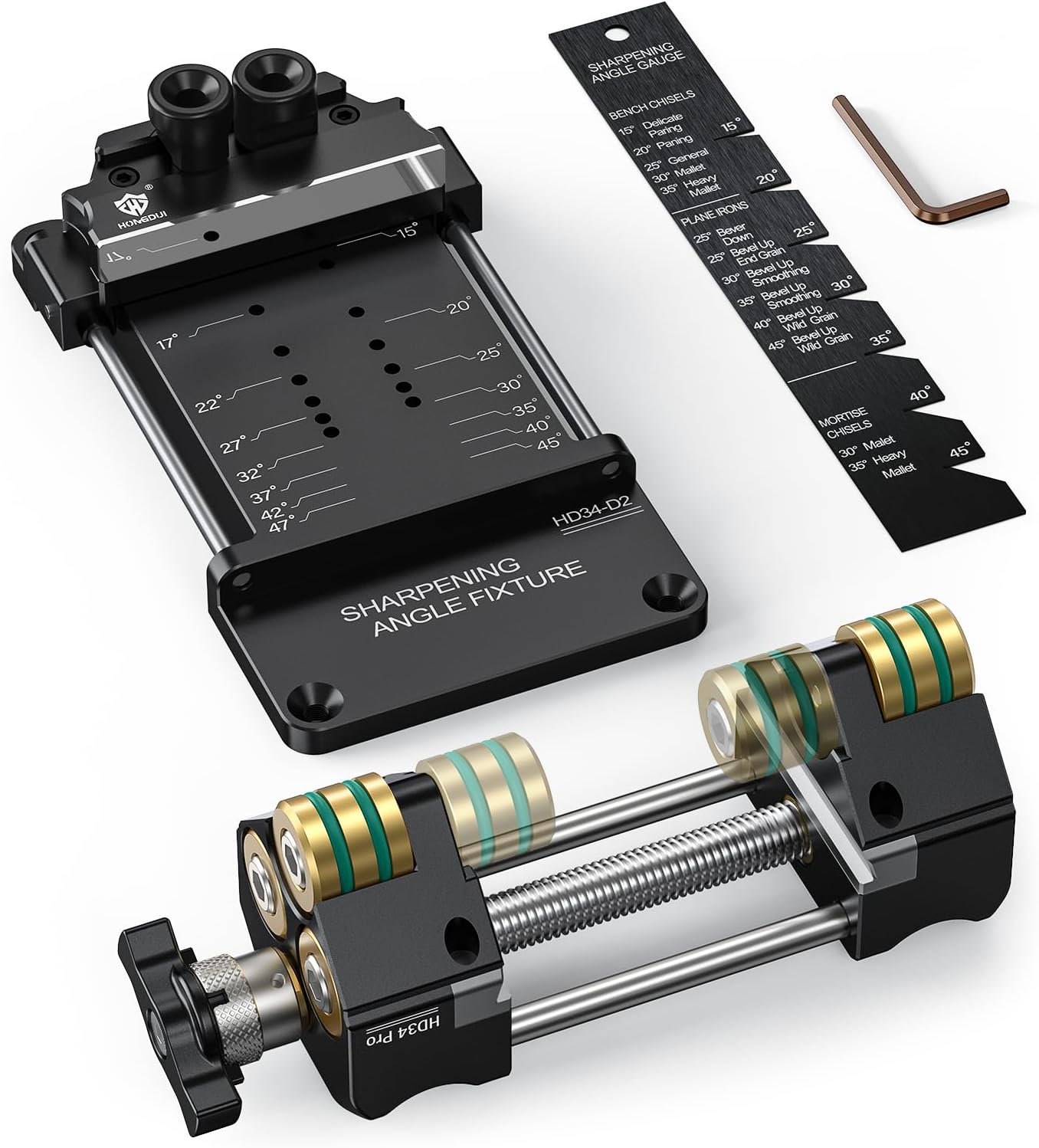 Amazon.com: HONGDUI Chisel Sharpening Kit with Honing Guide, Sharpening ...