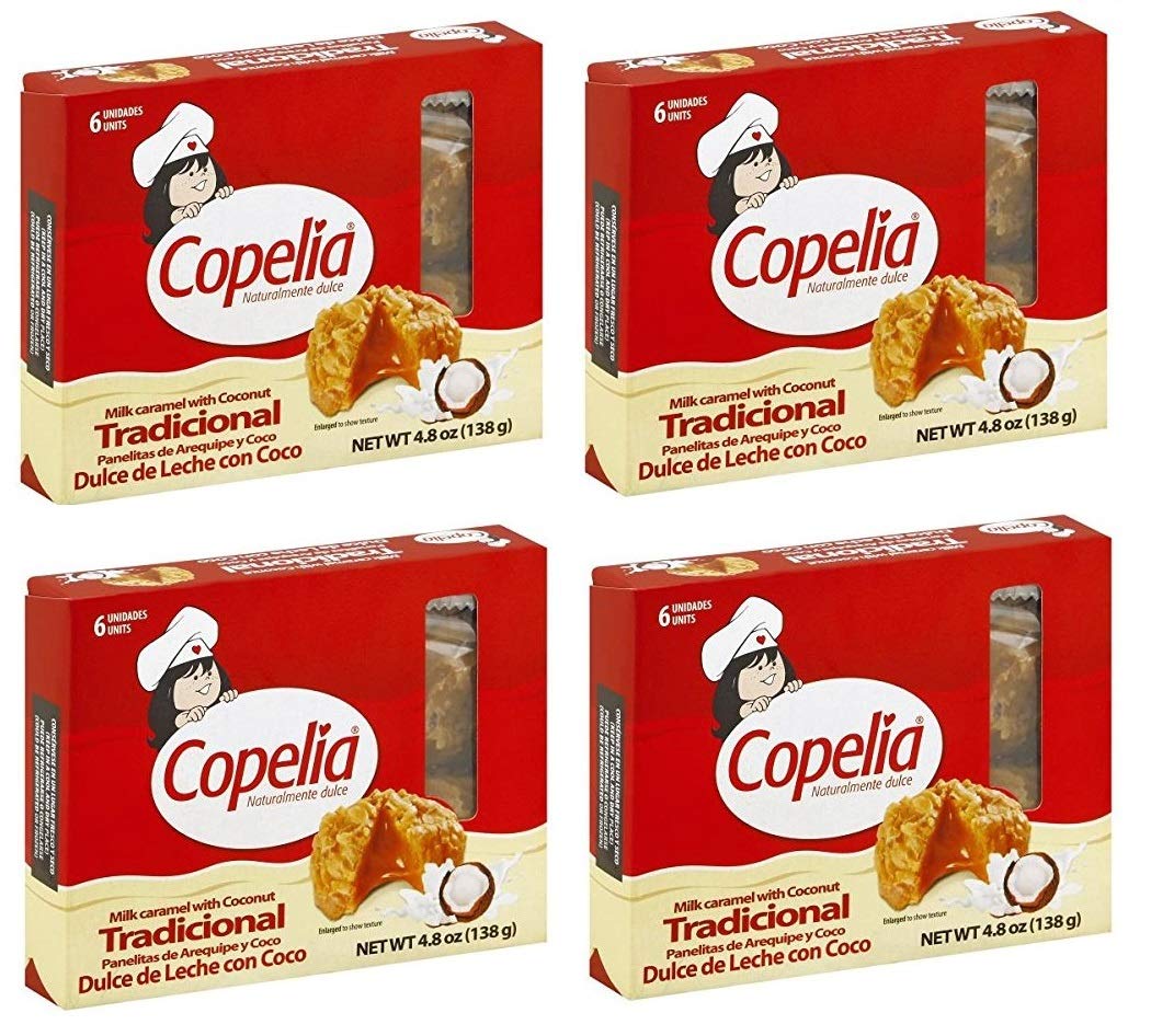COPELIA Panelita de Arequipe y Coco/Milk caramel with Coconut x 6 (138 ...