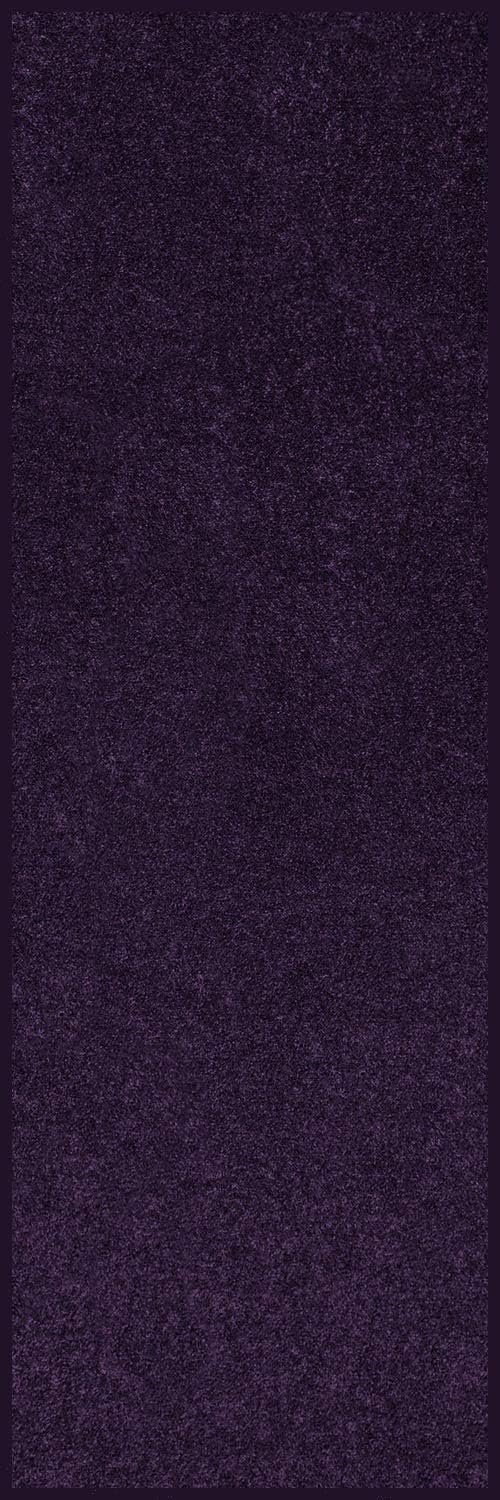 Amazon.com: Home Queen Solid Color Custom Size Runner Area Rug Purple ...