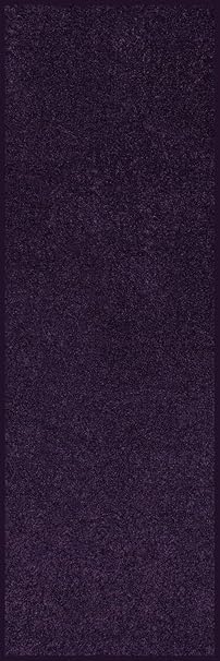 Amazon.com: Home Queen Solid Color Custom Size Runner Area Rug Purple ...