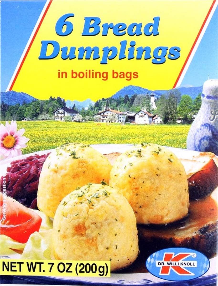 Amazon.com: Knoll Semmel Knodel (200g/7.1oz) Bread Dumplings. : Grocery ...