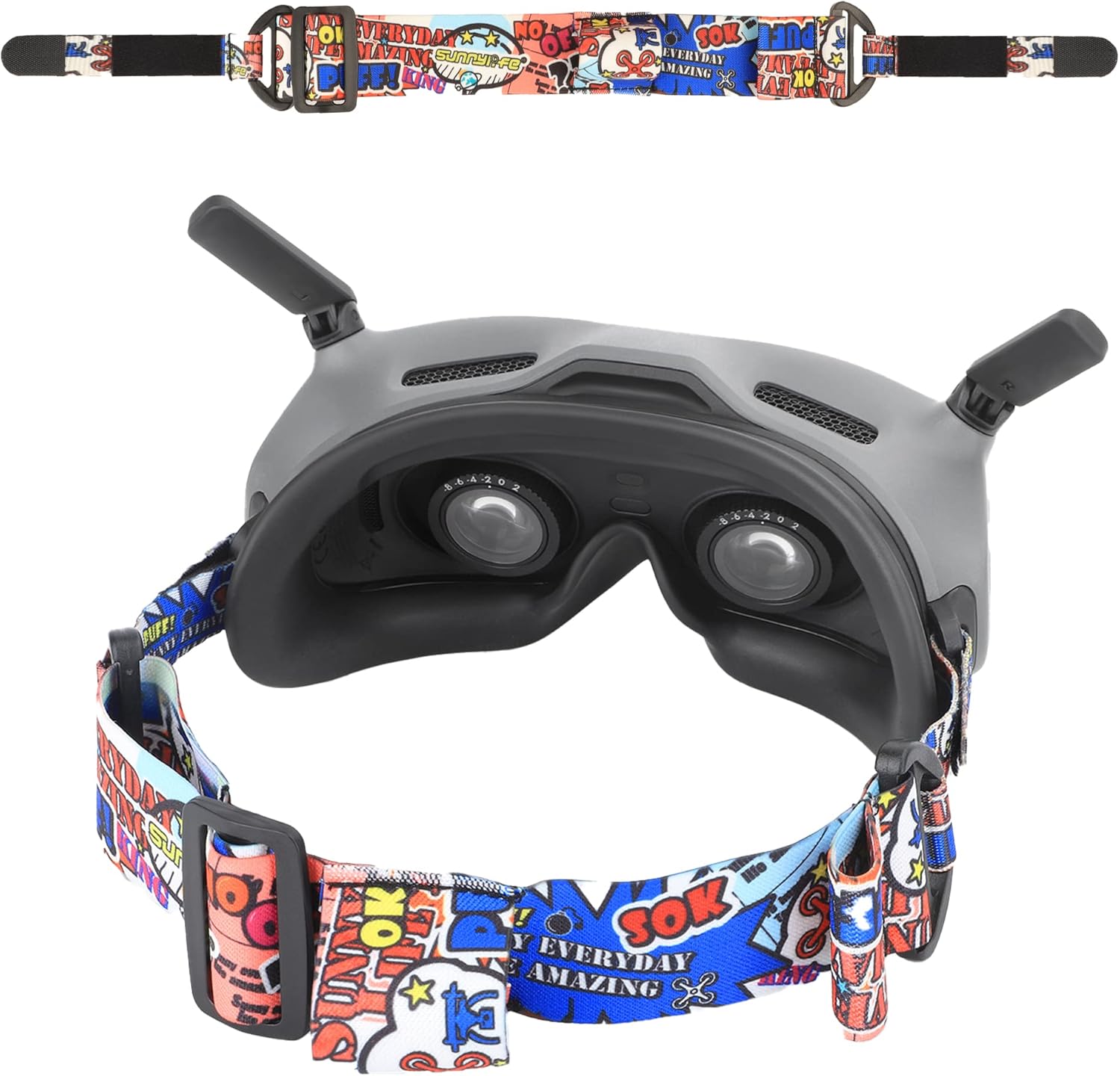 Amazon.com: Wowvip FPV Goggles Head Strap for DJI Goggles 2/ FPV ...