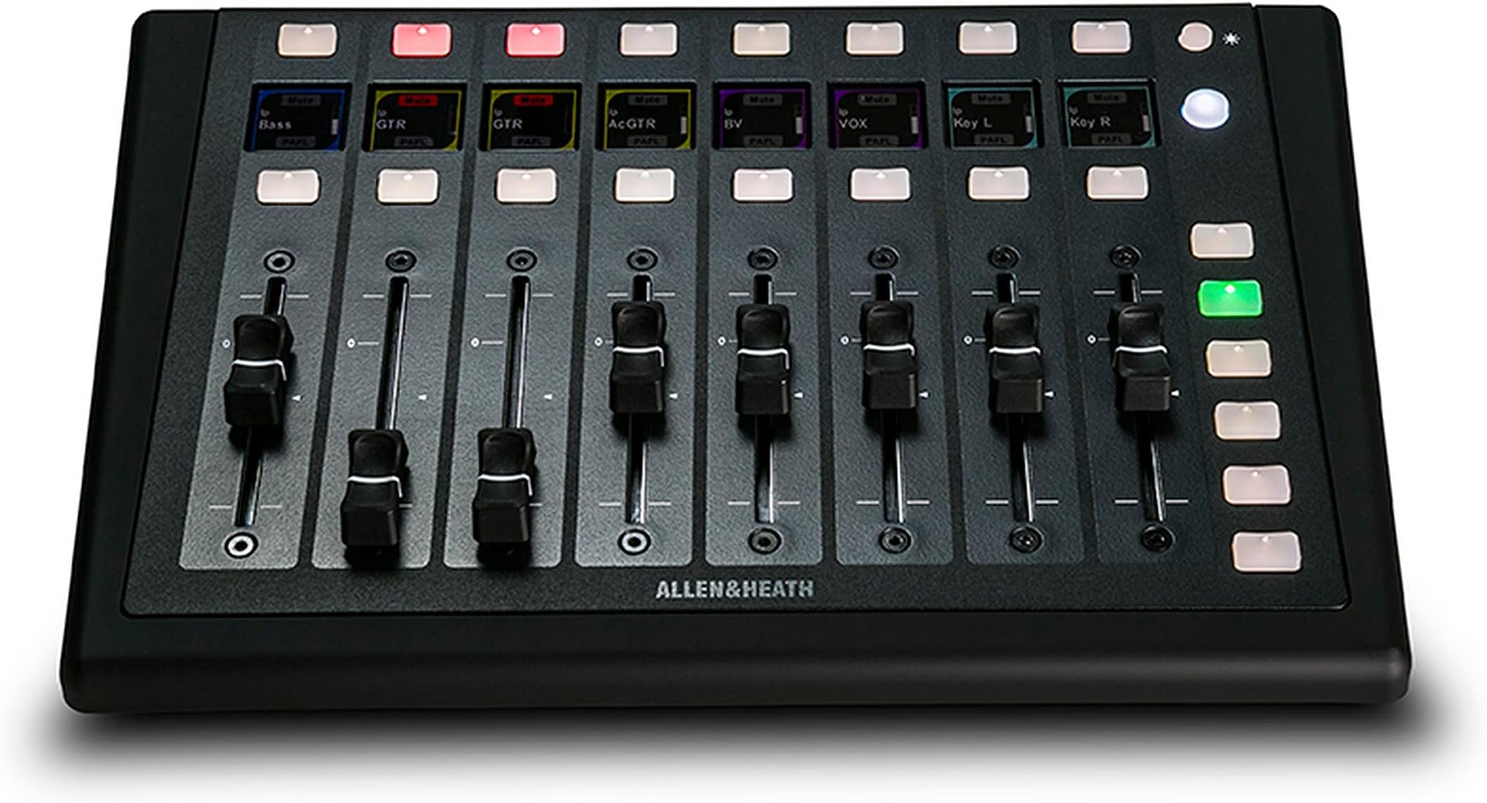 Amazon.com: Allen & Heath AH-IP-8 OLED 8 Knob Remote Controller ...