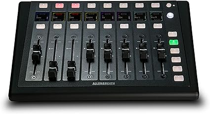Amazon.com: Allen & Heath AH-IP-8 OLED 8 Knob Remote Controller ...
