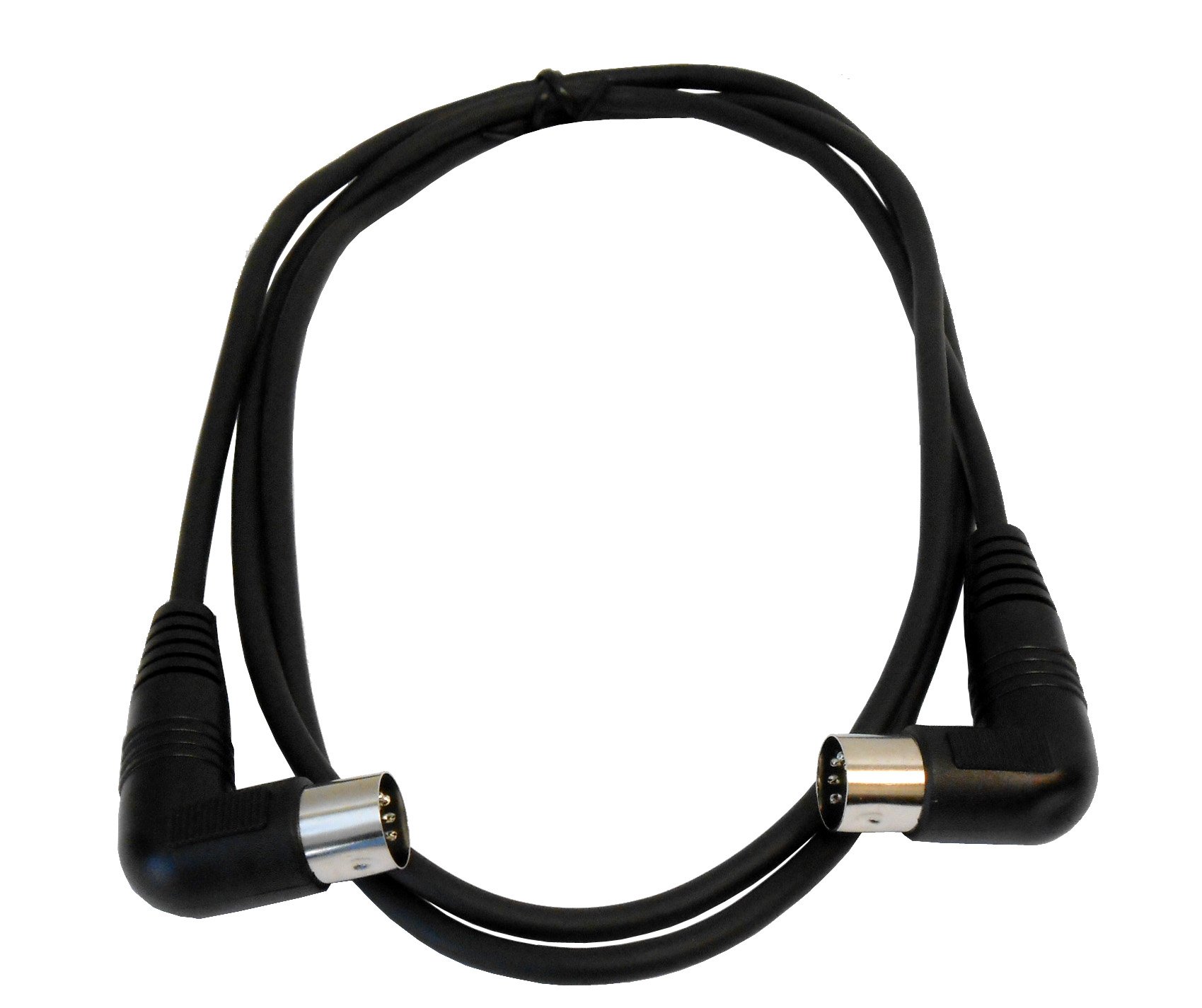 Amazon.com: Audio2000'S S2051 MIDI Cable with Right-Angled Connectors ...