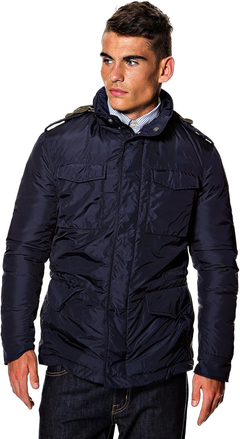 GANT Rugger Men's Nylon Army Puffer, Navy, Small at Amazon Men’s ...