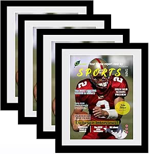 Amazon.com: Goldfinch 4 Packs Sports Magazine Frames Displays Magazines ...