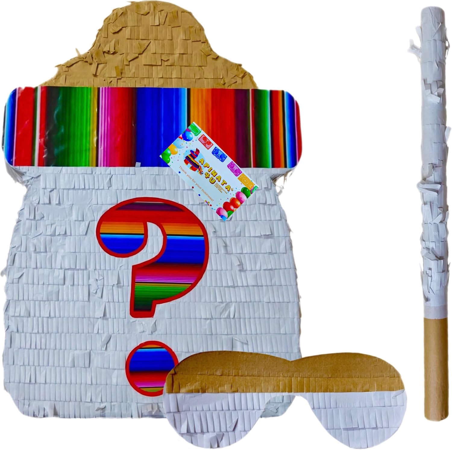 Amazon.com: APINATA4U Gender Reveal Pinata Kit (17.5x13.5x3.5 Inch ...