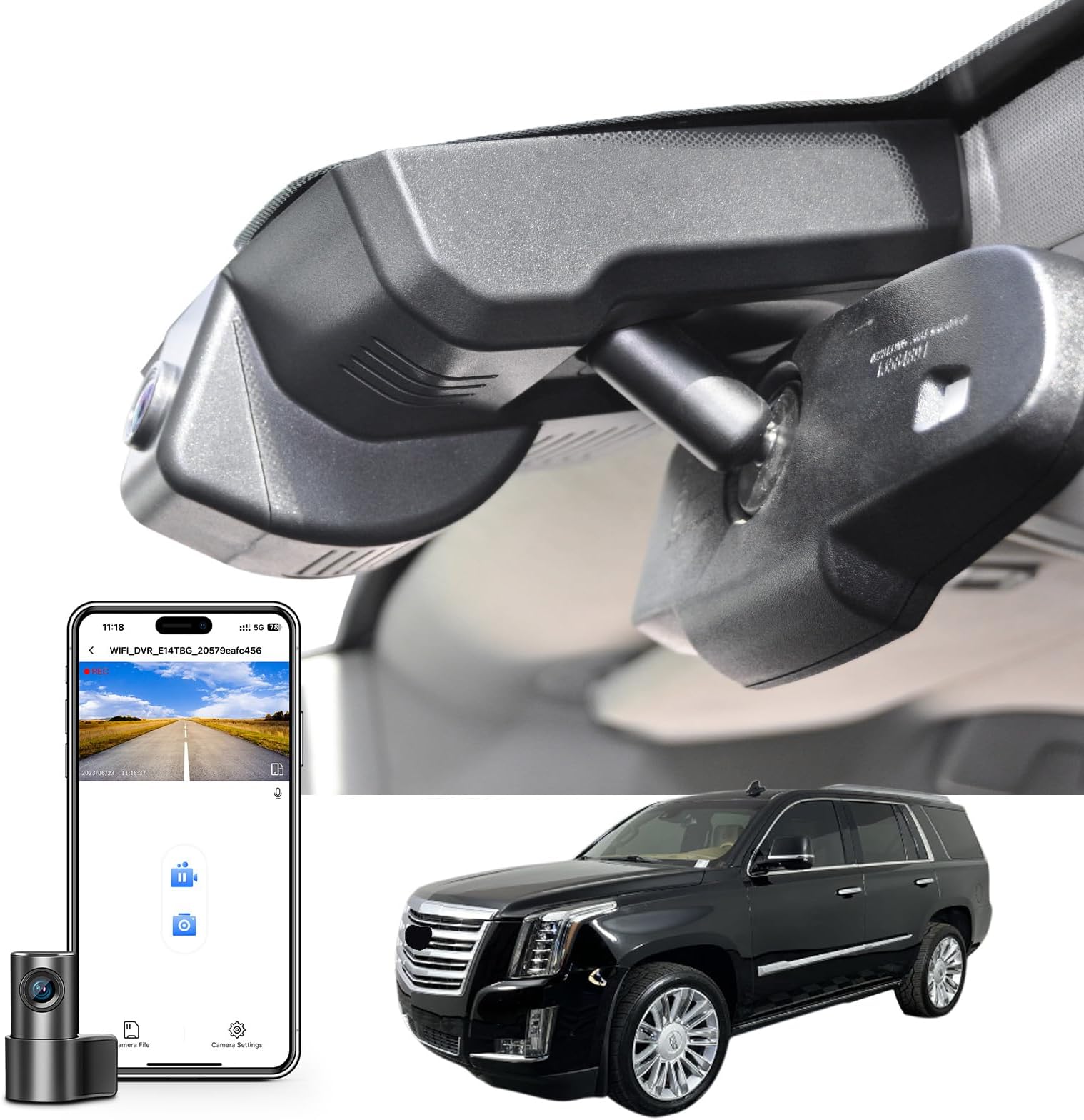 Amazon.com: Mangoal 4K Dash Cam Custom Fit for Dodge Charger 2015 2016 ...