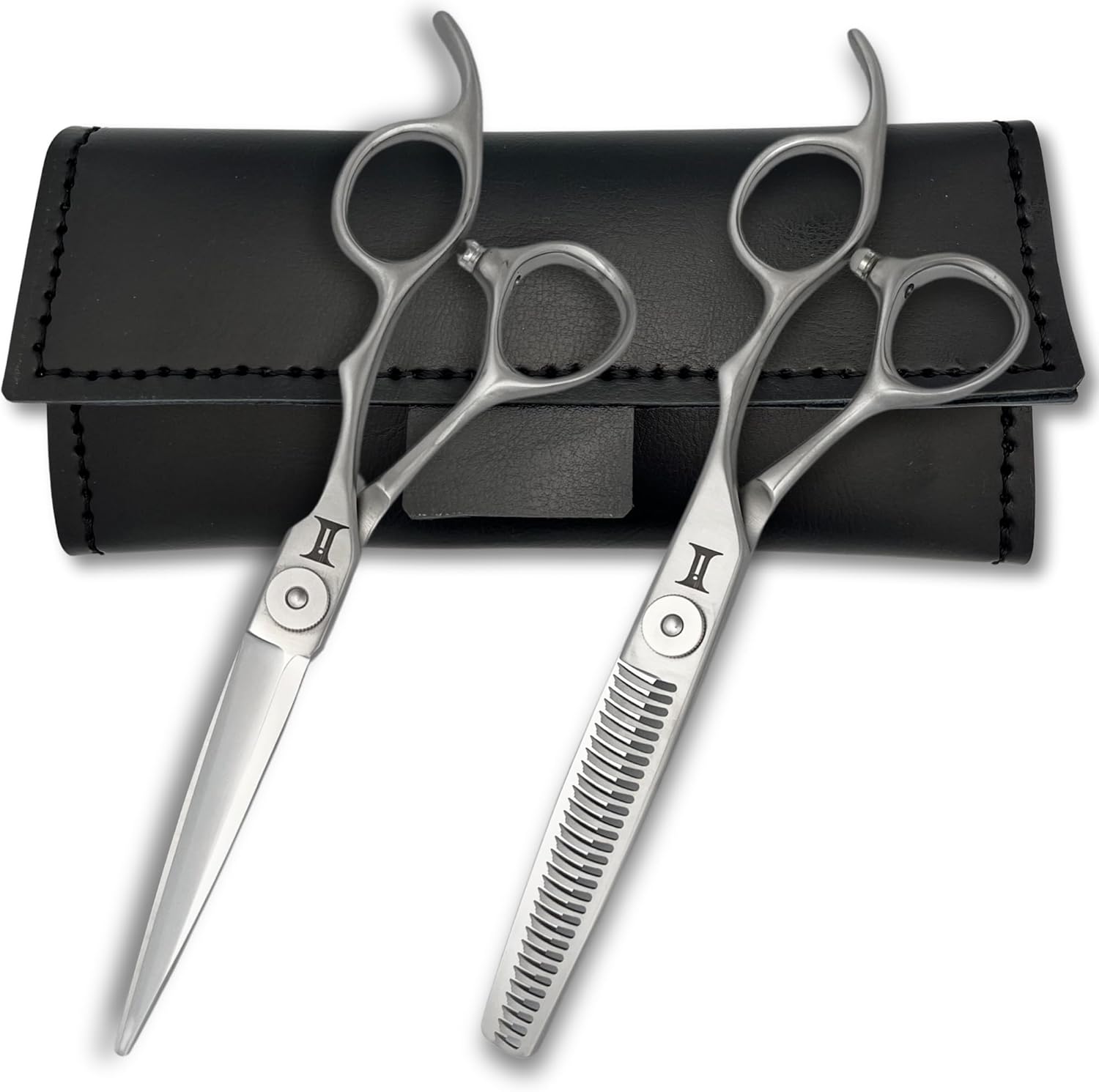 Amazon.com: 6" Set of Hair Shears Includes Cutting and Thinning Shears ...