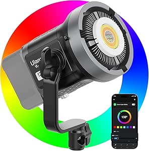 Amazon.com : ULANZI Video Light, 120W RGB LED Video Light COB Fill ...