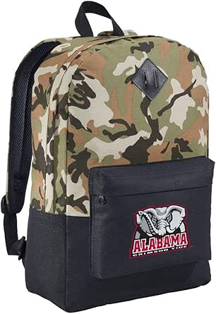 Amazon.com: Broad Bay Alabama Camo Backpack MEDIUM University of ...