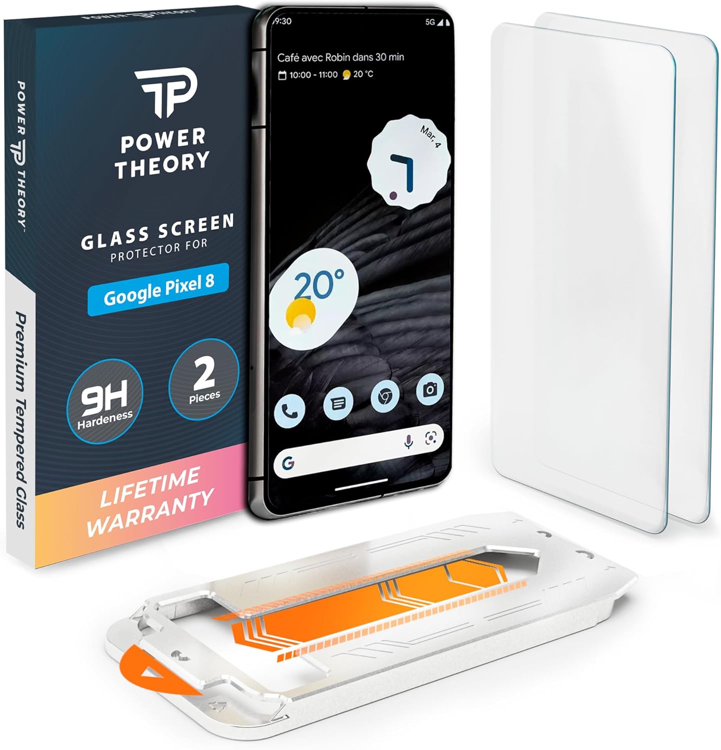 Amazon.com: Power Theory compatible with Google Pixel 8 Screen ...