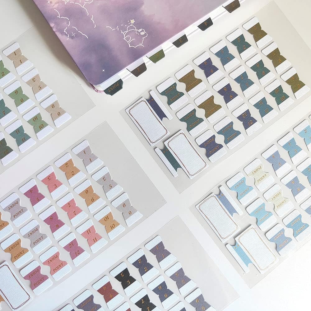 Amazon.com: 6 Pcs Monthly Tabs Monthly Calendar Stickers for for ...