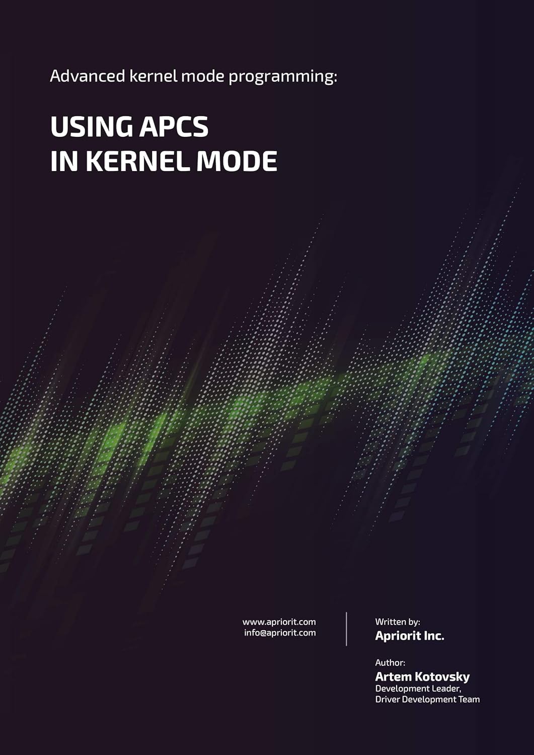 Amazon.com: Advanced Kernel Mode Programming: APCs In Kernel Mode eBook ...