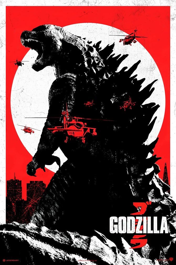 Amazon.com: fullfillment posters 24 x 36 inches Godzilla (2014) Movie ...