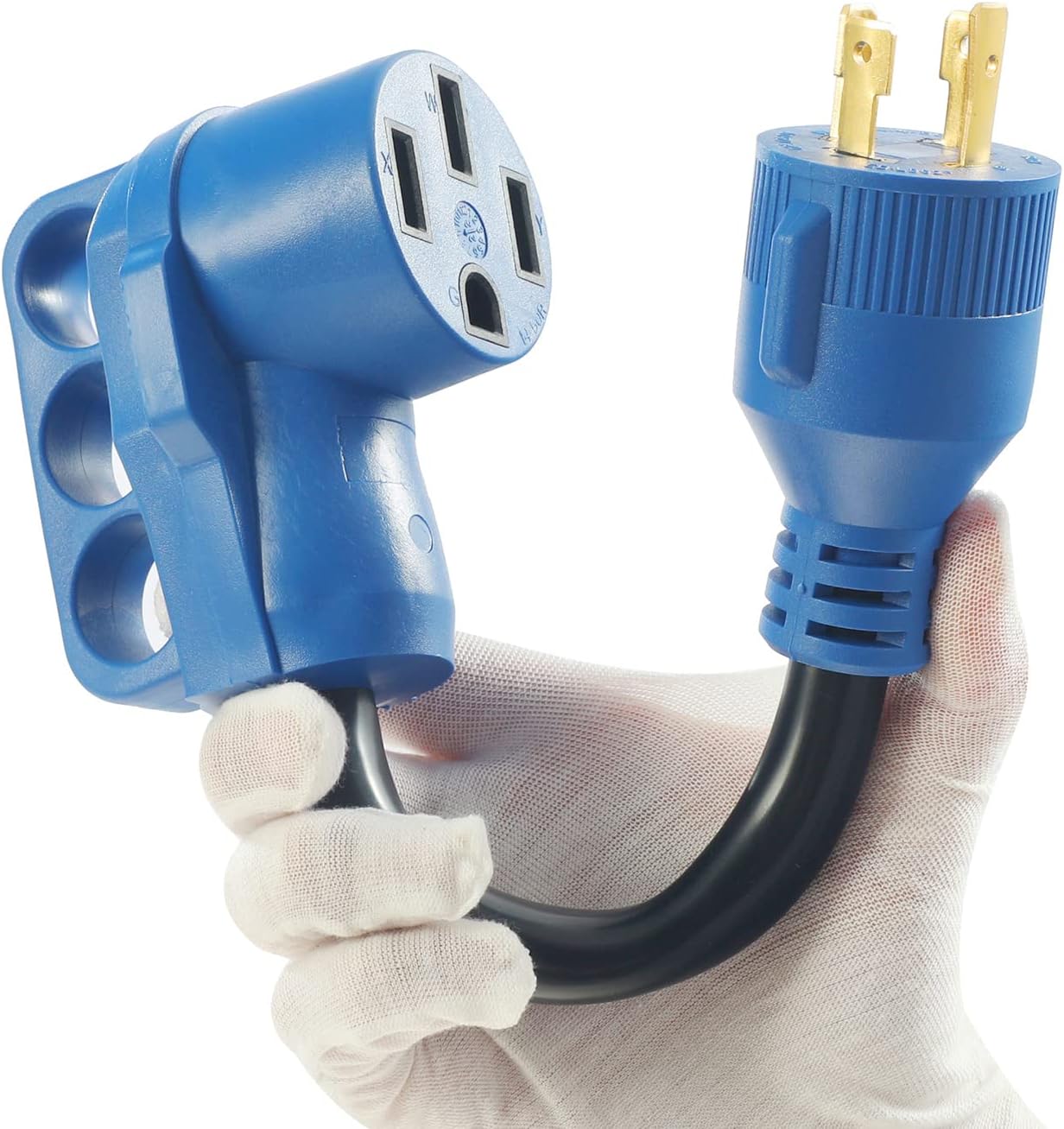 Amazon.com: RV Generator Power Adapter 30 Amp 125/250 Volt Male Plug 4 ...