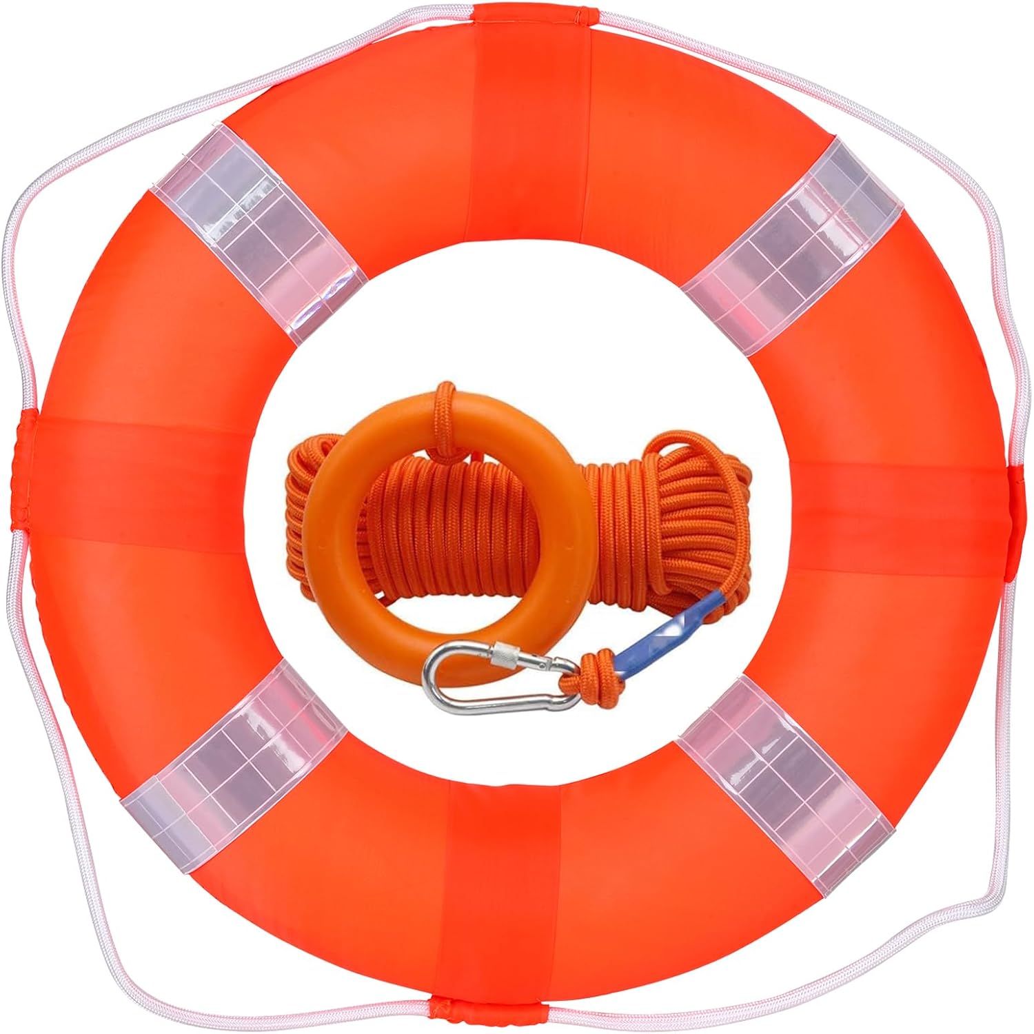 20 Inch Pool Safety Life Preserver Throw Ring Buoy- Swim Foam Rings for ...