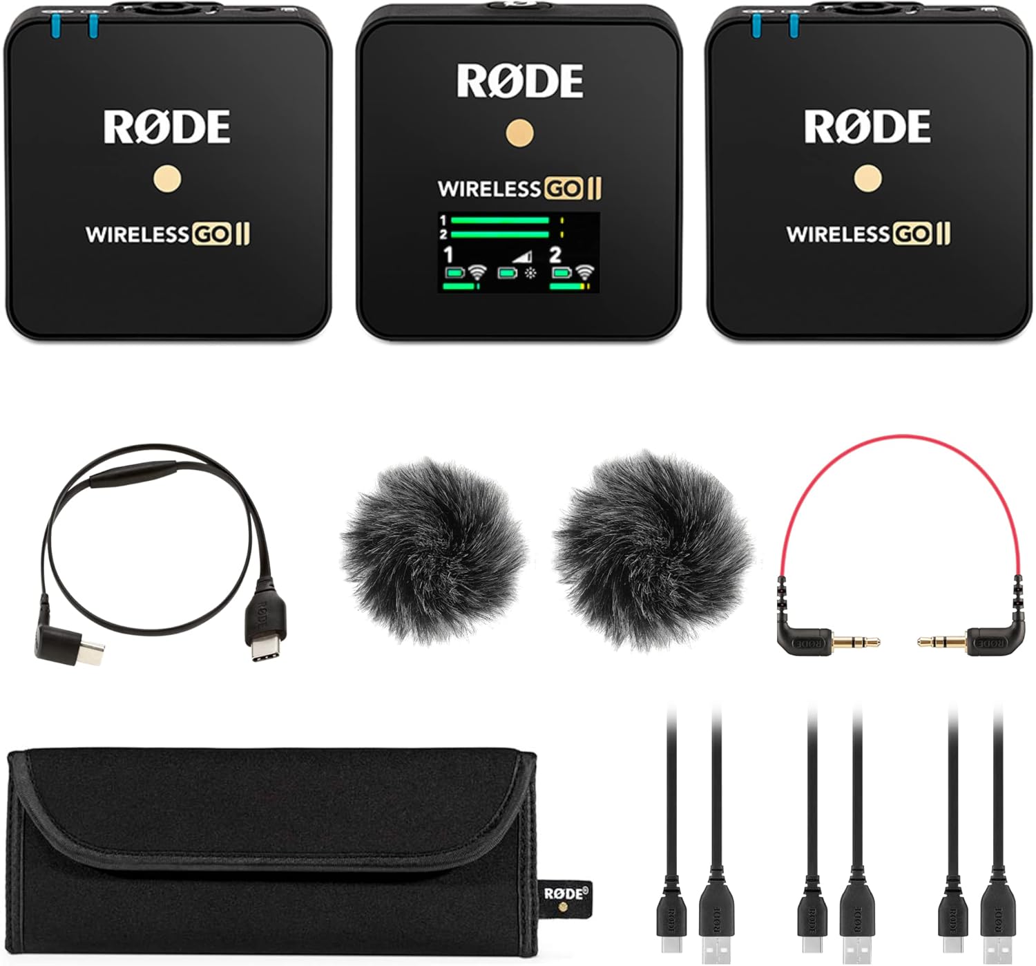 Amazon.com: Rode Wireless GO 2 Dual Compact Digital Wireless Microphone ...