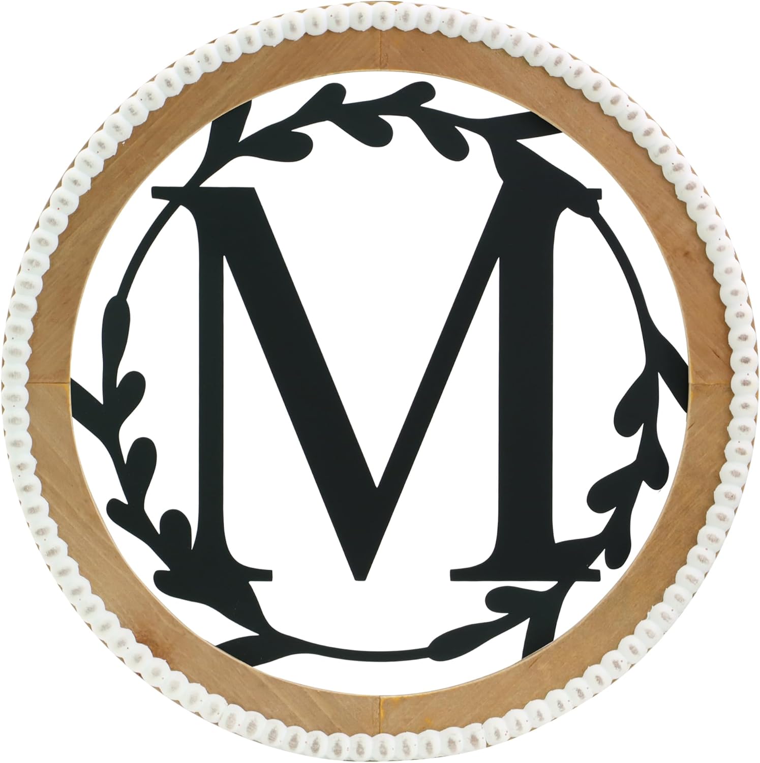 Amazon.com: TINGDONG 13inch Wood & Metal Letter Wall Art Decor with ...