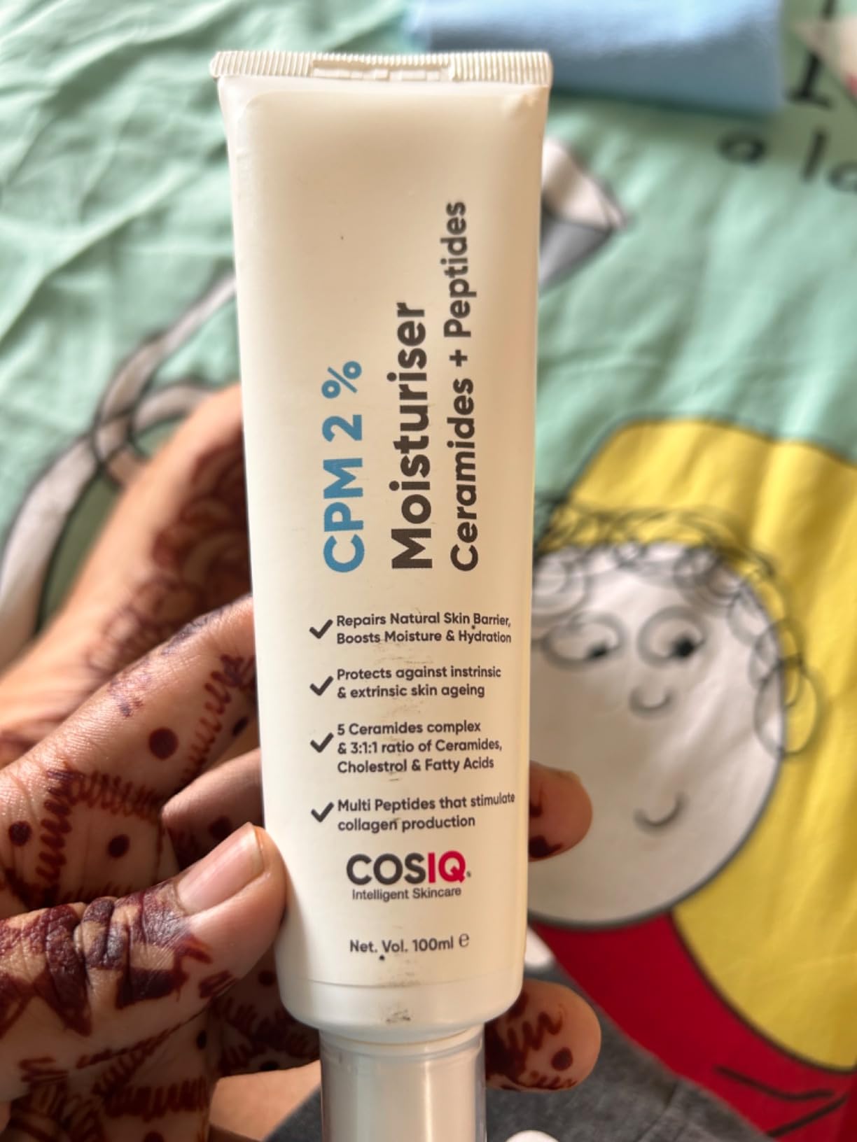 Cos-IQ CPM 2% Ceramides with Peptides Moisturizer for Intense ...