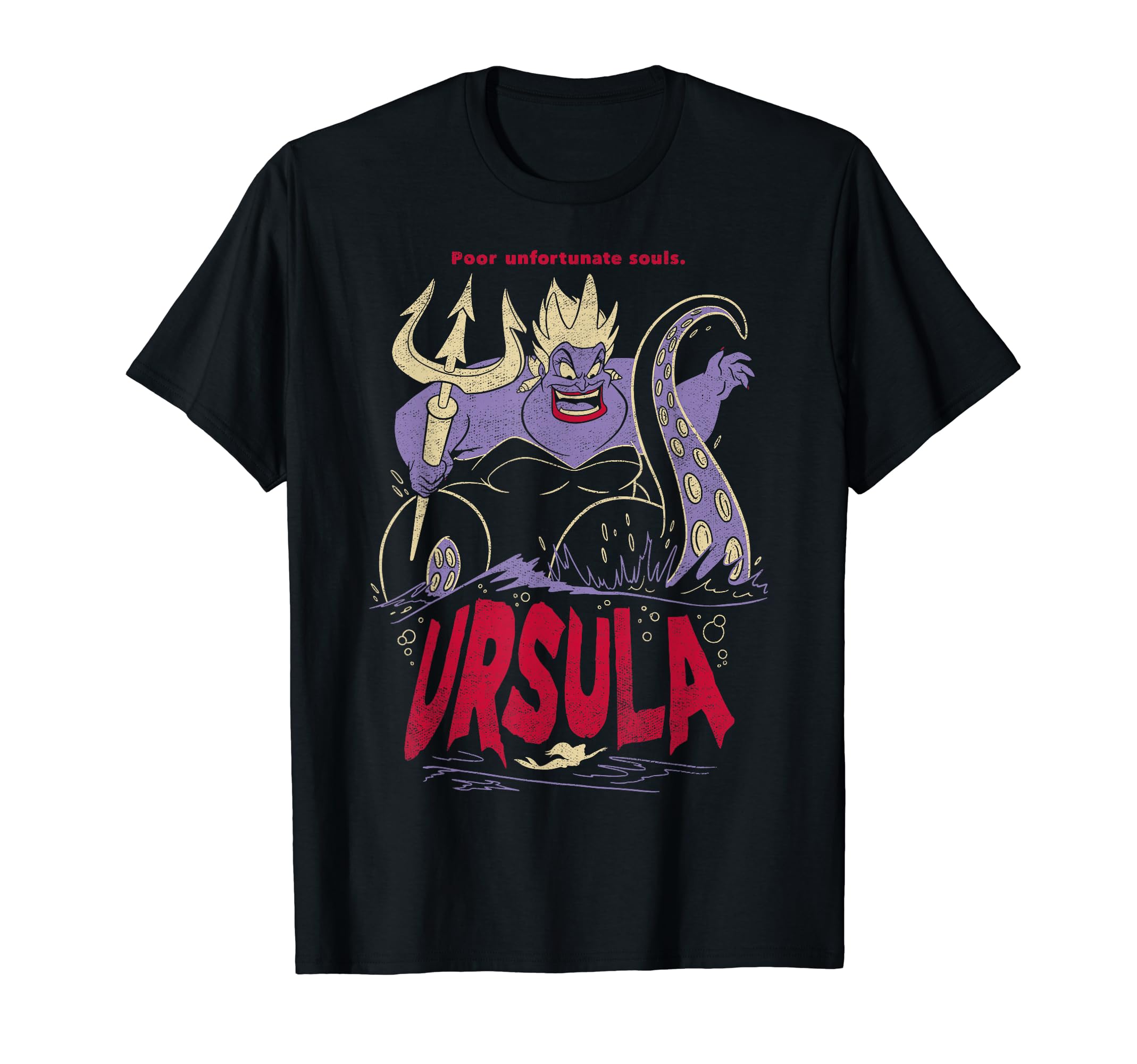Amazon.com: Disney The Little Mermaid Ursula Graphic T-Shirt T-Shirt ...