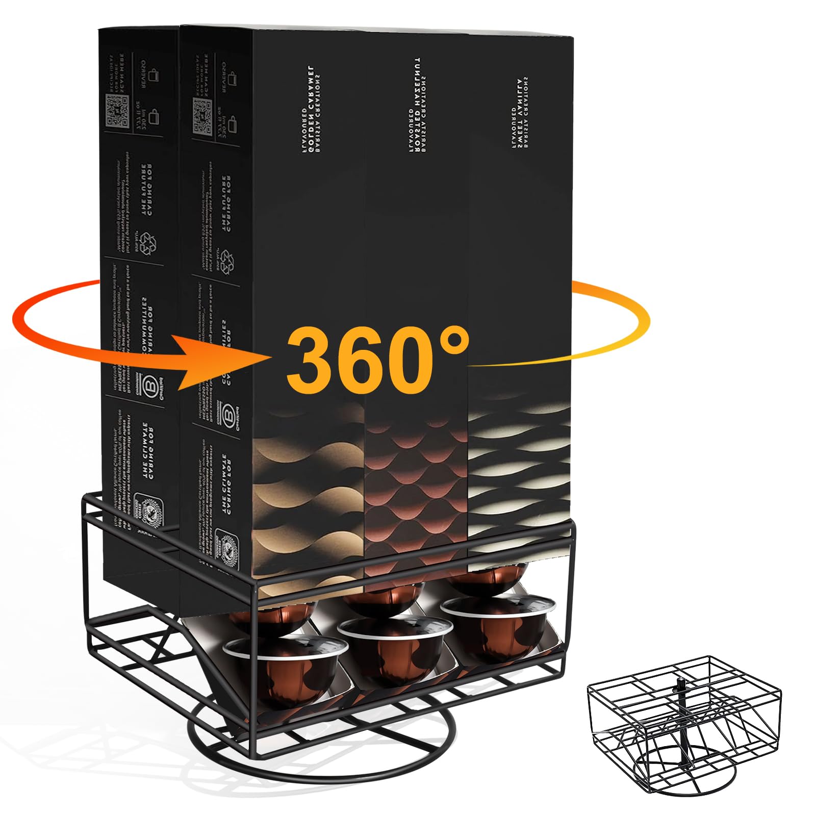 Amazon.com: Taladad Coffee Cup Holder Compatible with Nespresso Vertuo Capsules, Coffee Pods ...