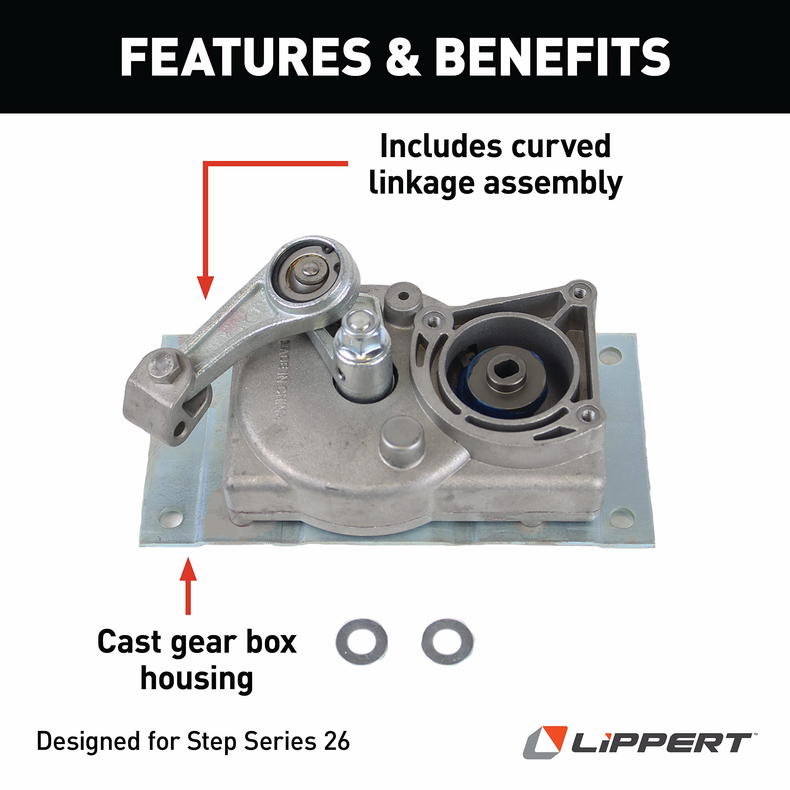 Kwikee Rv Step Motor Kwikee Gear Box Linkage With C - Designed ...