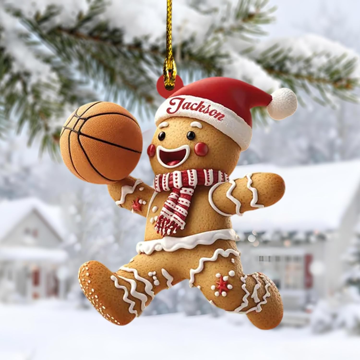 Amazon.com: FAMITRENDZ Personalized Basketball Player Christmas ...
