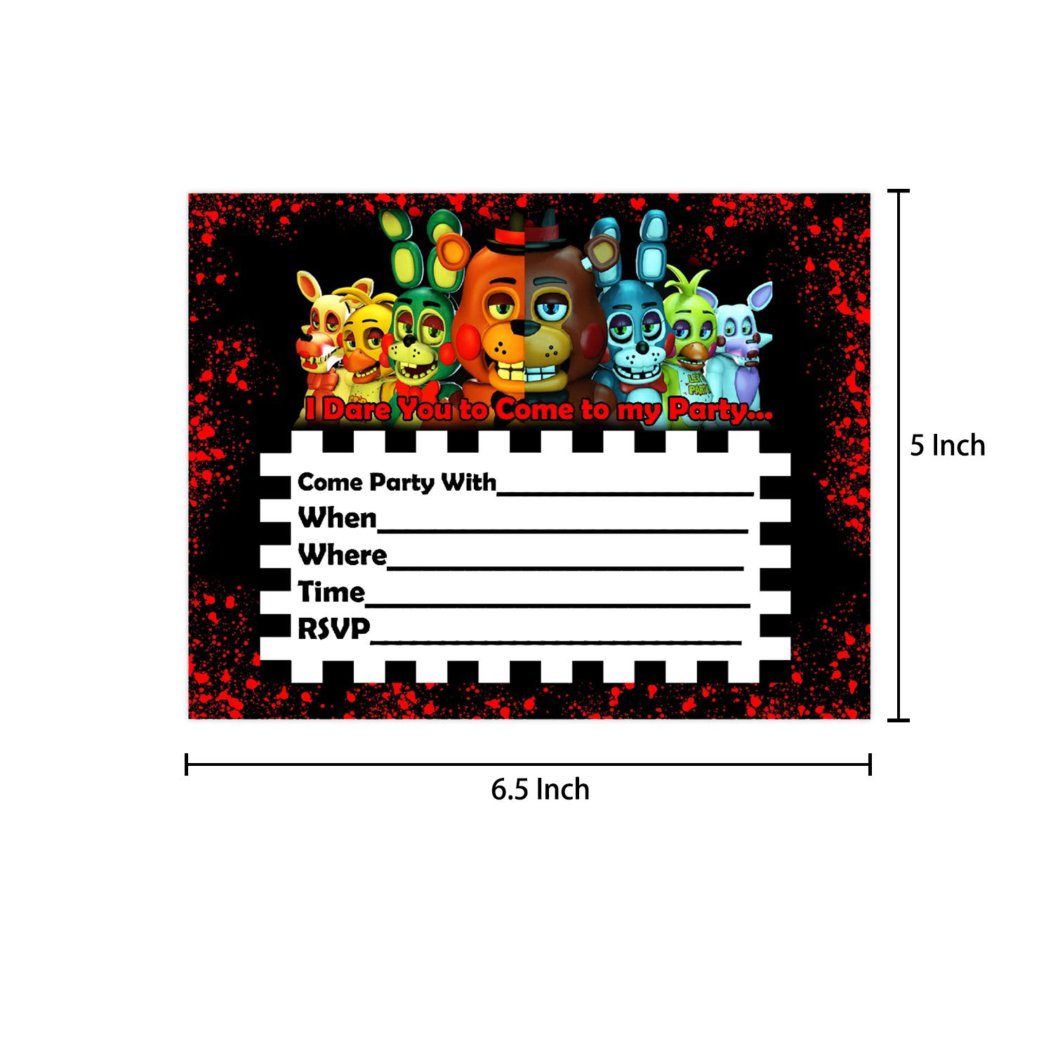 Nelton Birthday Party Supplies For Five Nights At Freddy s Includes nelton-birthday-party-supplies-for-five-nights-at-freddy-s-includes