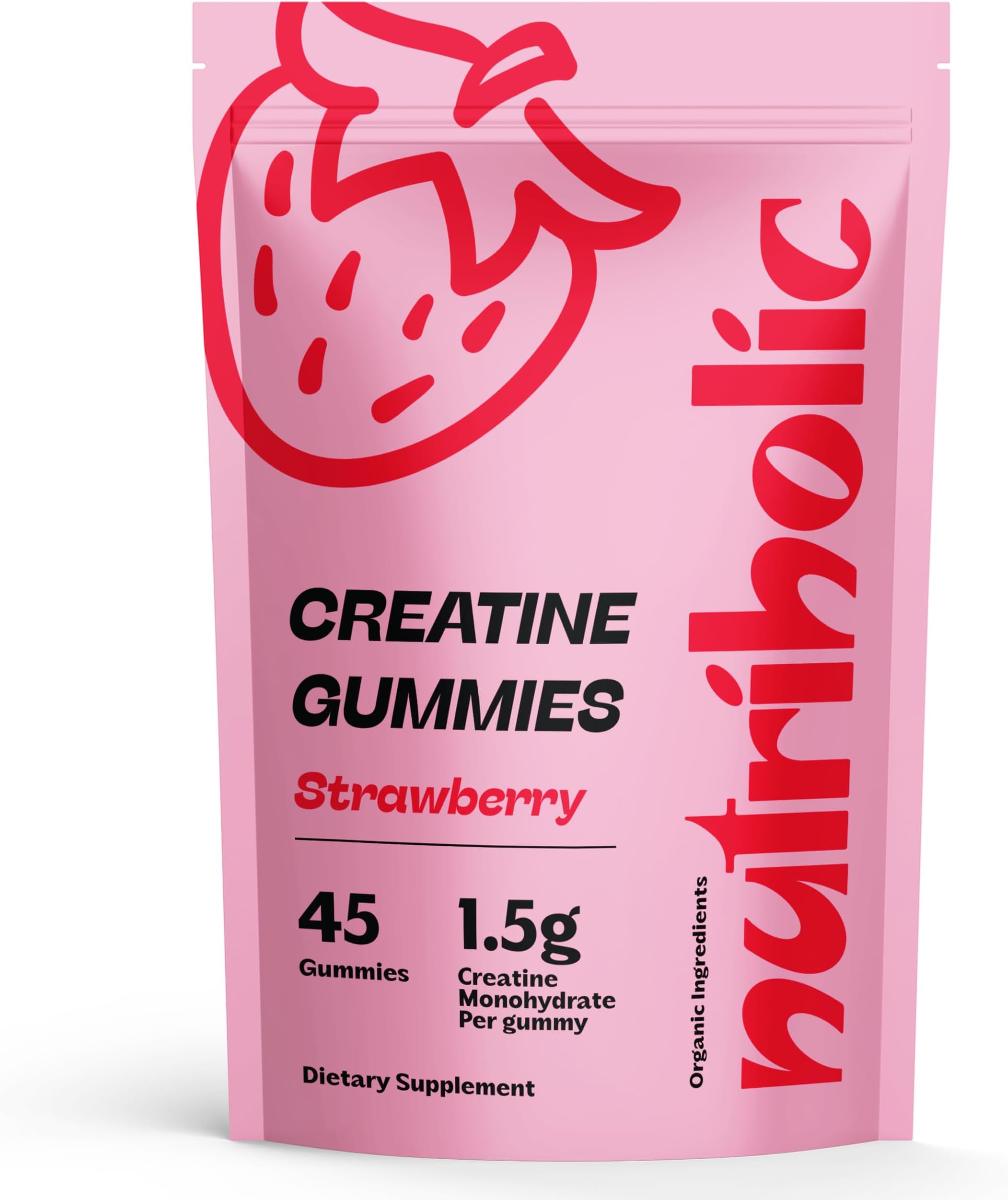 Amazon.com: Nutriholic Creatine Monohydrate Gummies for Men and Women ...