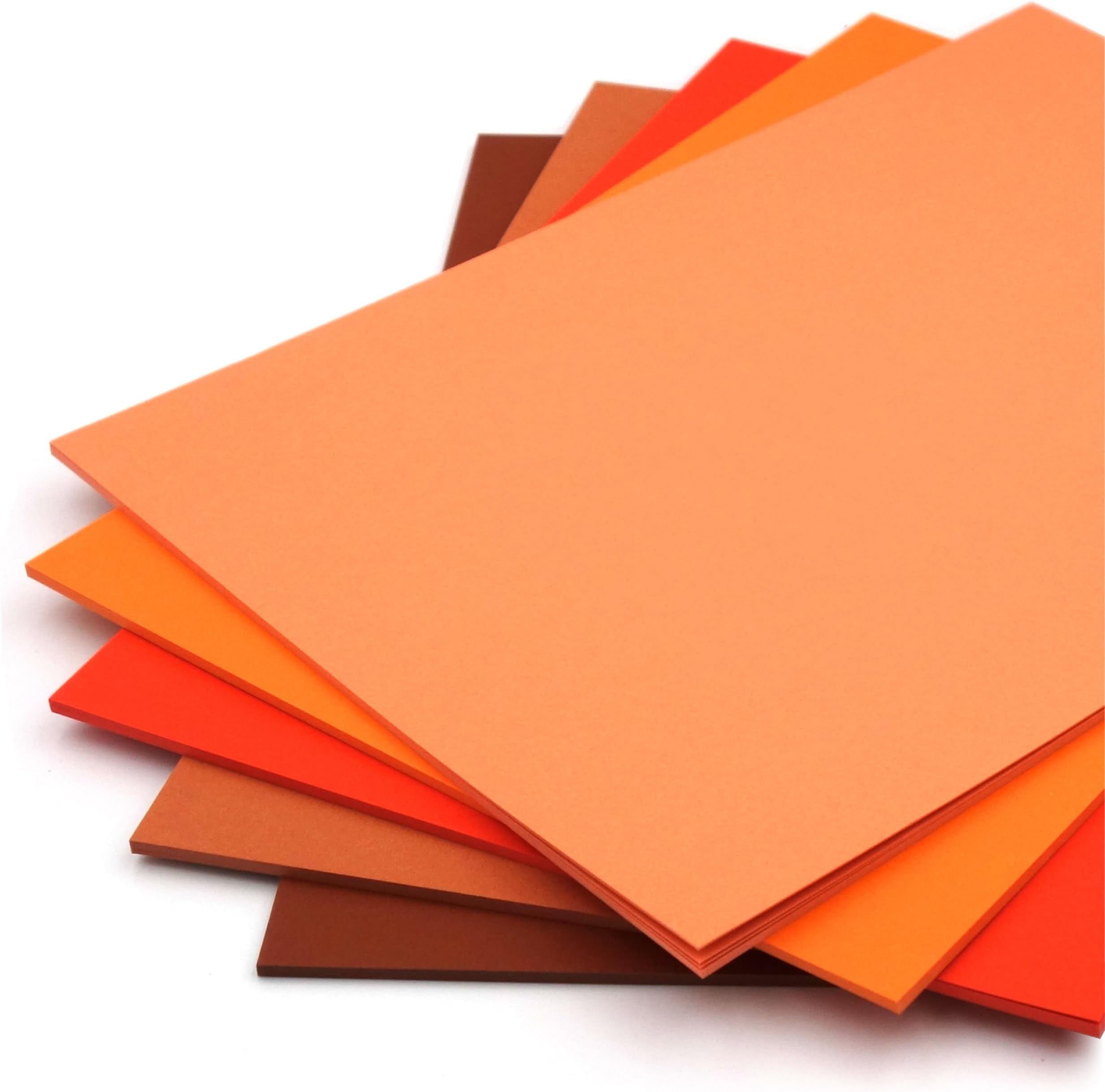 FIRE ORANGE A4 Coloured Craft Card 160gsm x 50 Sheets : Amazon.co.uk ...