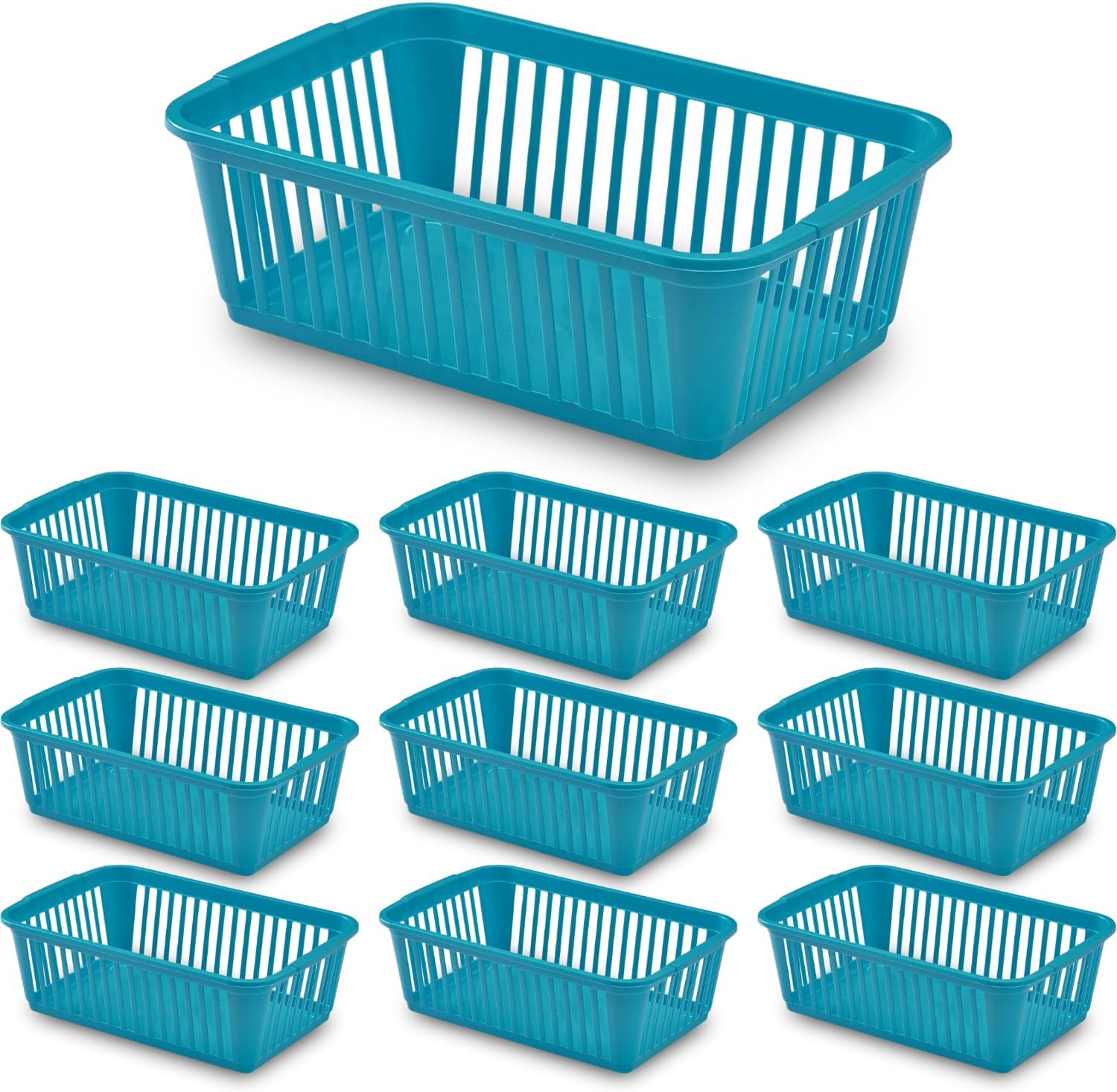 25cm Little Plastic Handy Baskets for kitchen Mini Size Storage Basket ...