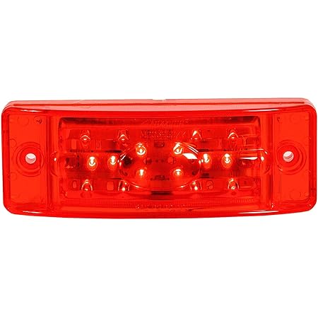 Amazon.com: Maxxima M20391R Red 2" x 6" LED Reflectorized Combination ...