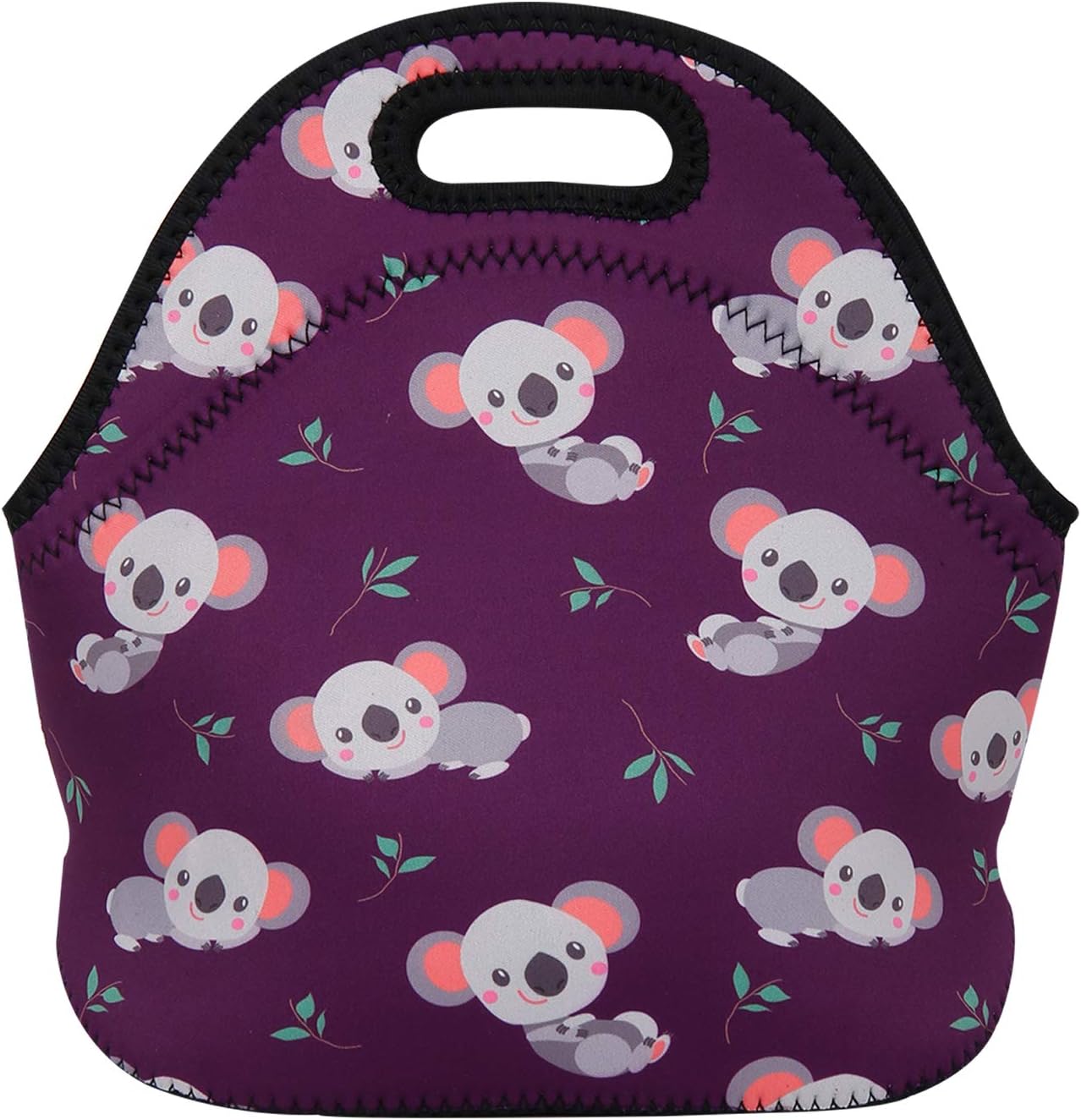 Amazon.com: Violet Mist Womens Cute Reusable Neoprene Lunch Bag ...