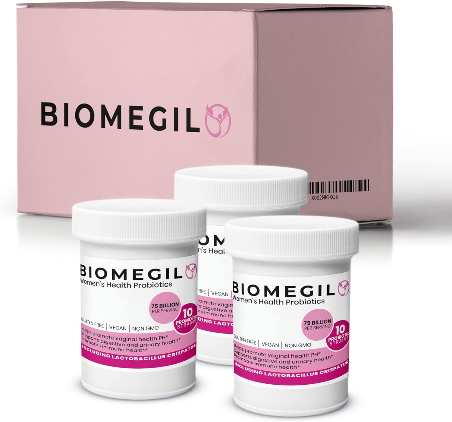 Buy Biomegil Women's Health Probiotics- 75 Billion CFU per Serving ...