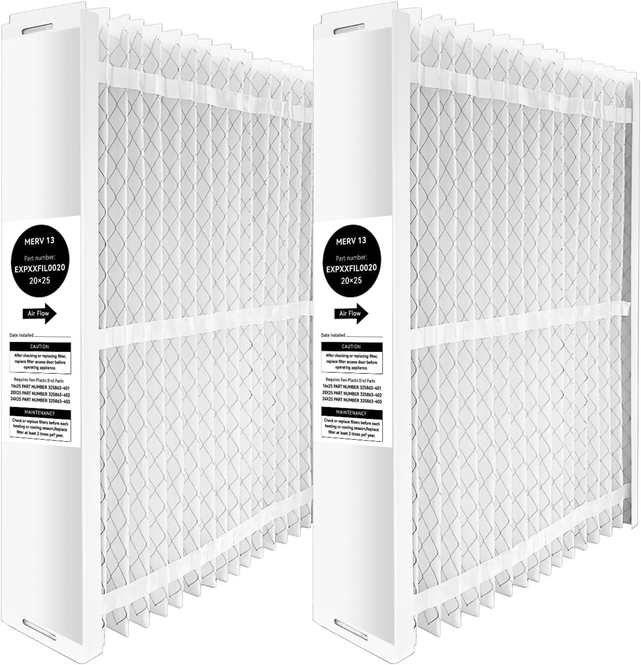 Amazon.com: EXPXXFIL0020 20x25 MERV-13 Filter Replacement Compatible ...