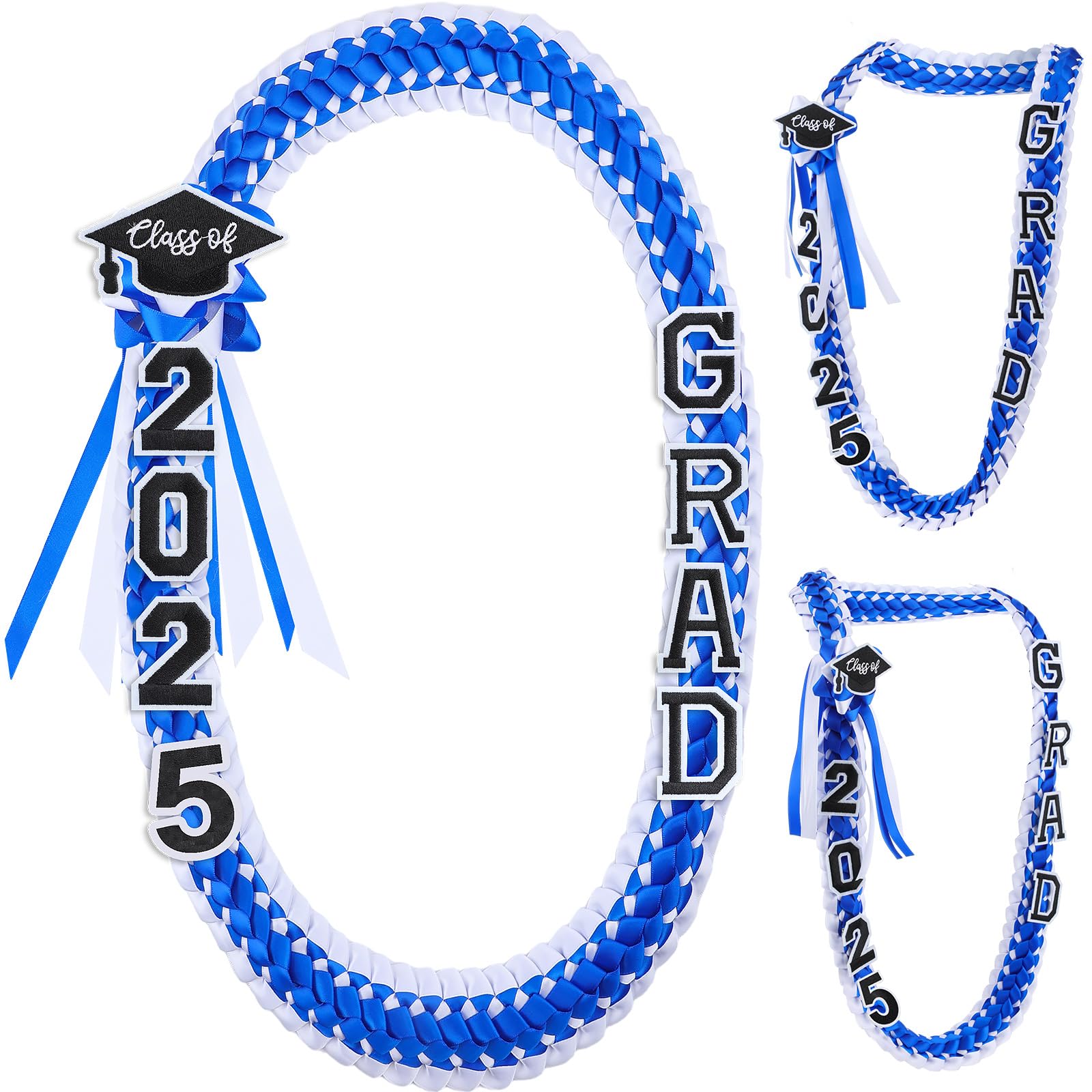 Snapklik.com : Hotop 2 Pcs Graduation Leis Class Of 2025 Grad Ribbon ...
