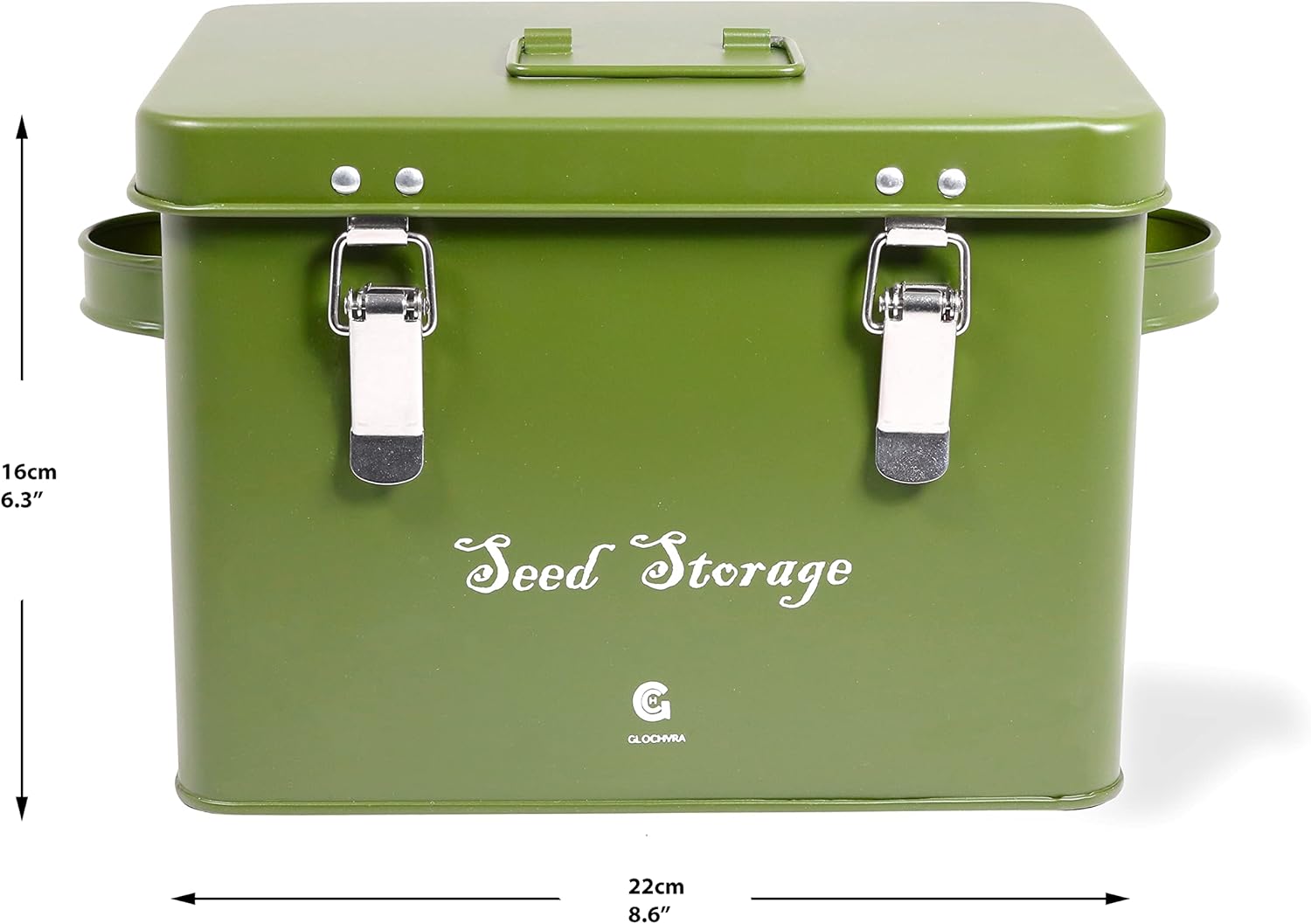GLOCHYRA – Seed Storage Box – Seed Packet Storage Organizer Garden Seed ...