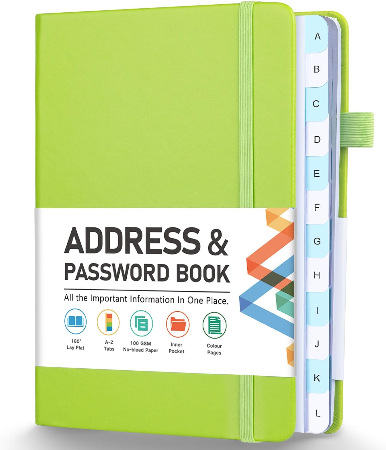 Amazon.com : Address Book with Alphabet Tabs, Small Address and ...