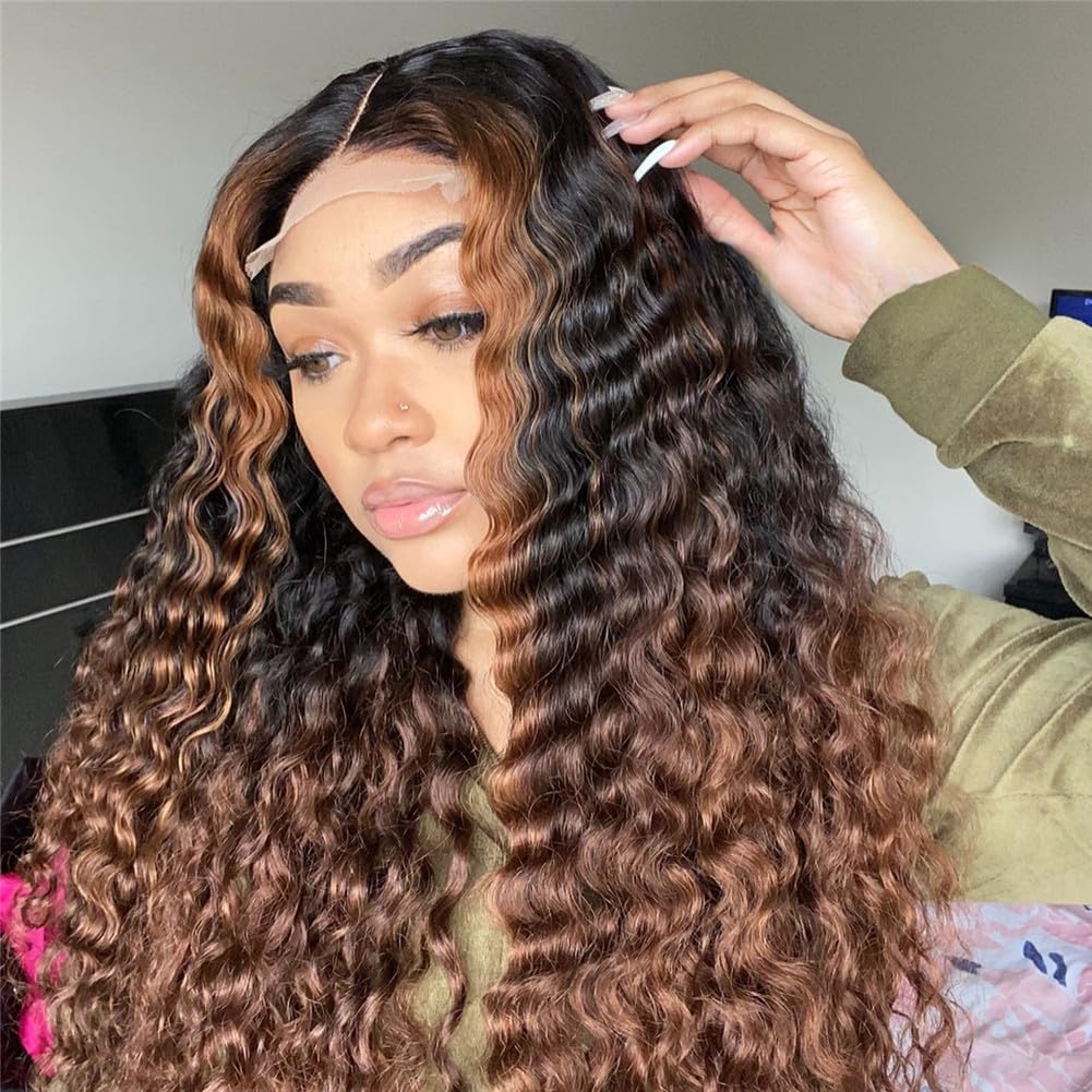 Amazon.com : Nicy 360 Transparent Lace Loose Wave Wig Remy Human Hair ...