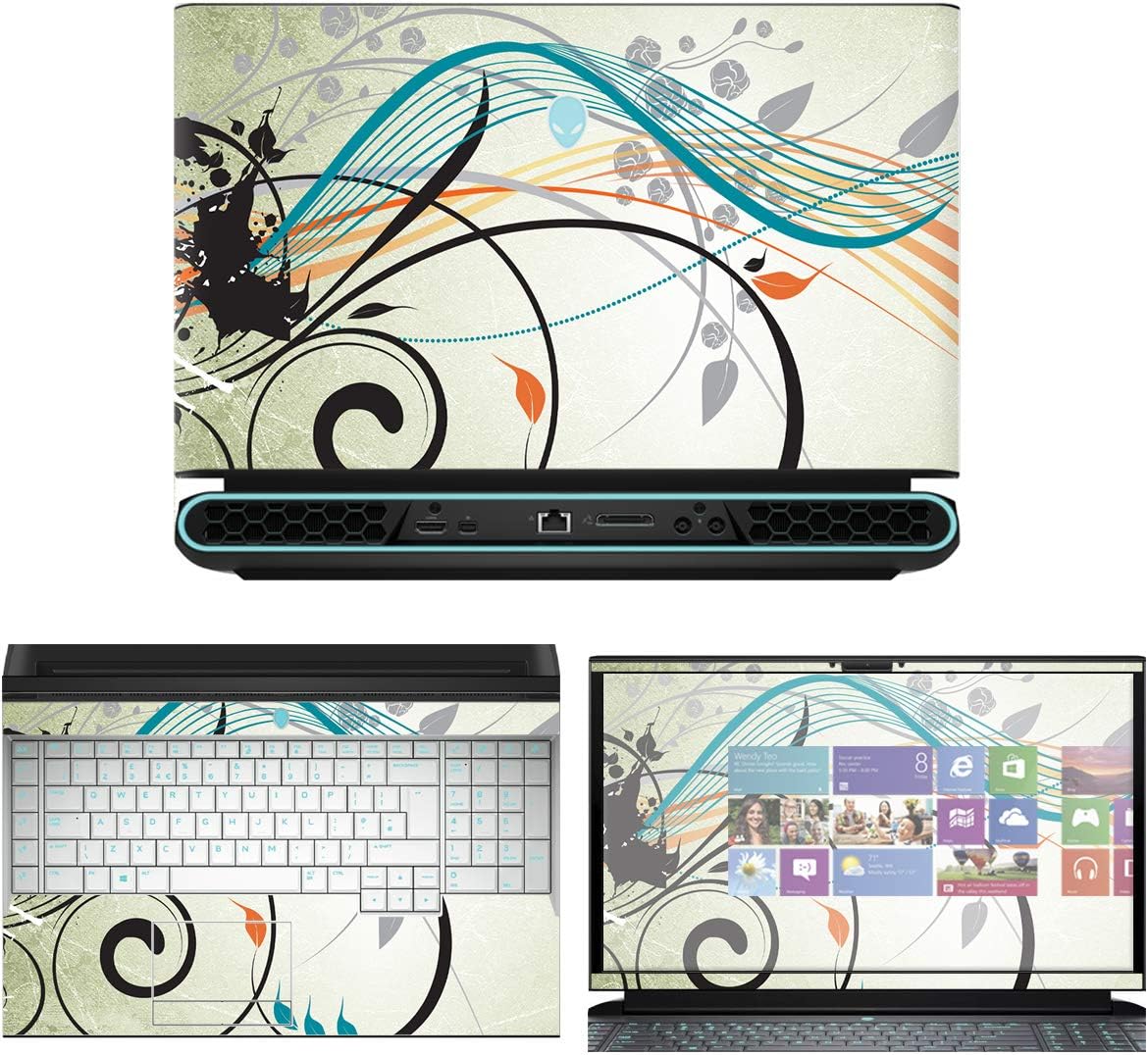 Amazon.com: Decalrus - Protective Decal Skin Sticker for 2019 Alienware ...