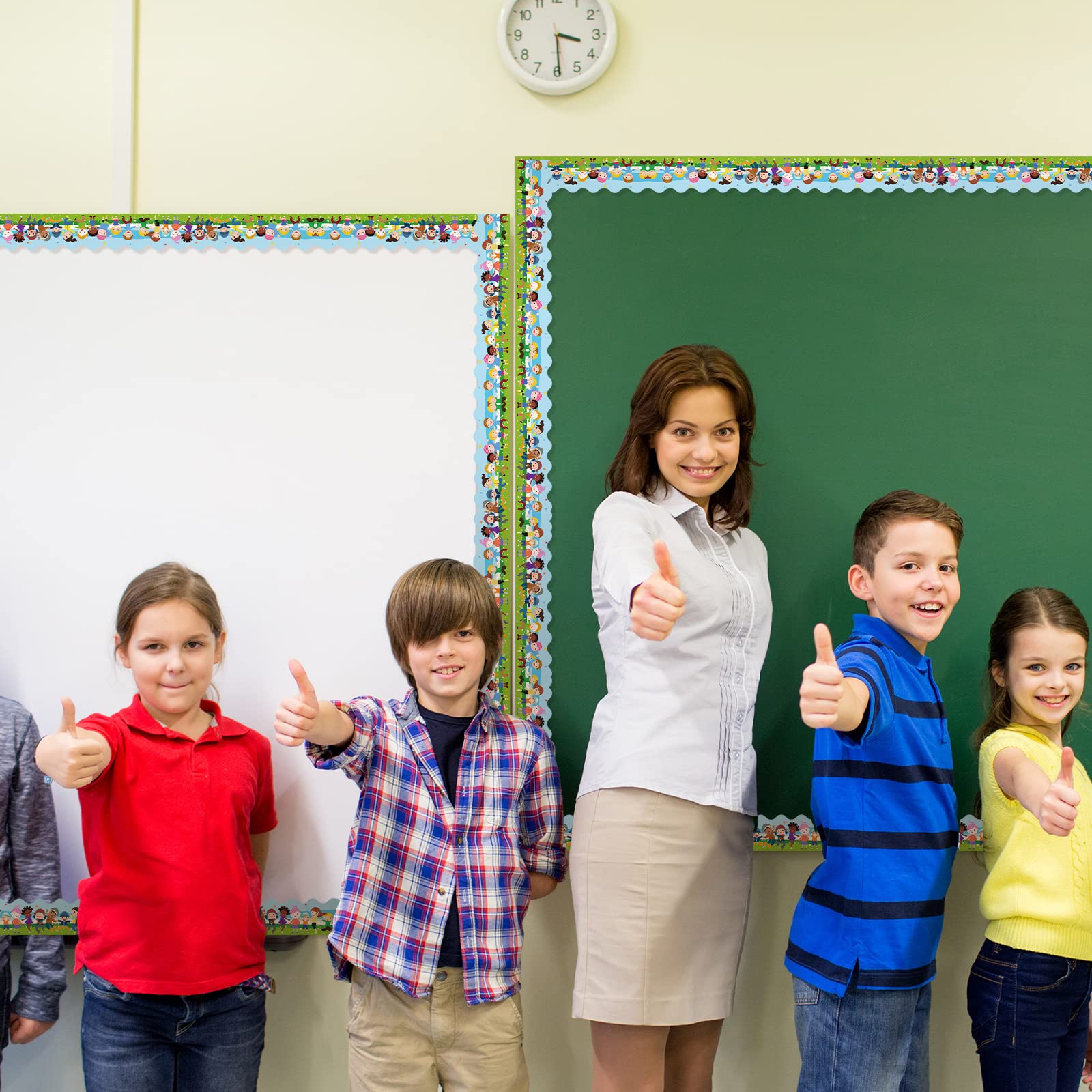 Snapklik.com : 65.6ft Diversity Bulletin Board Border Trim Border ...