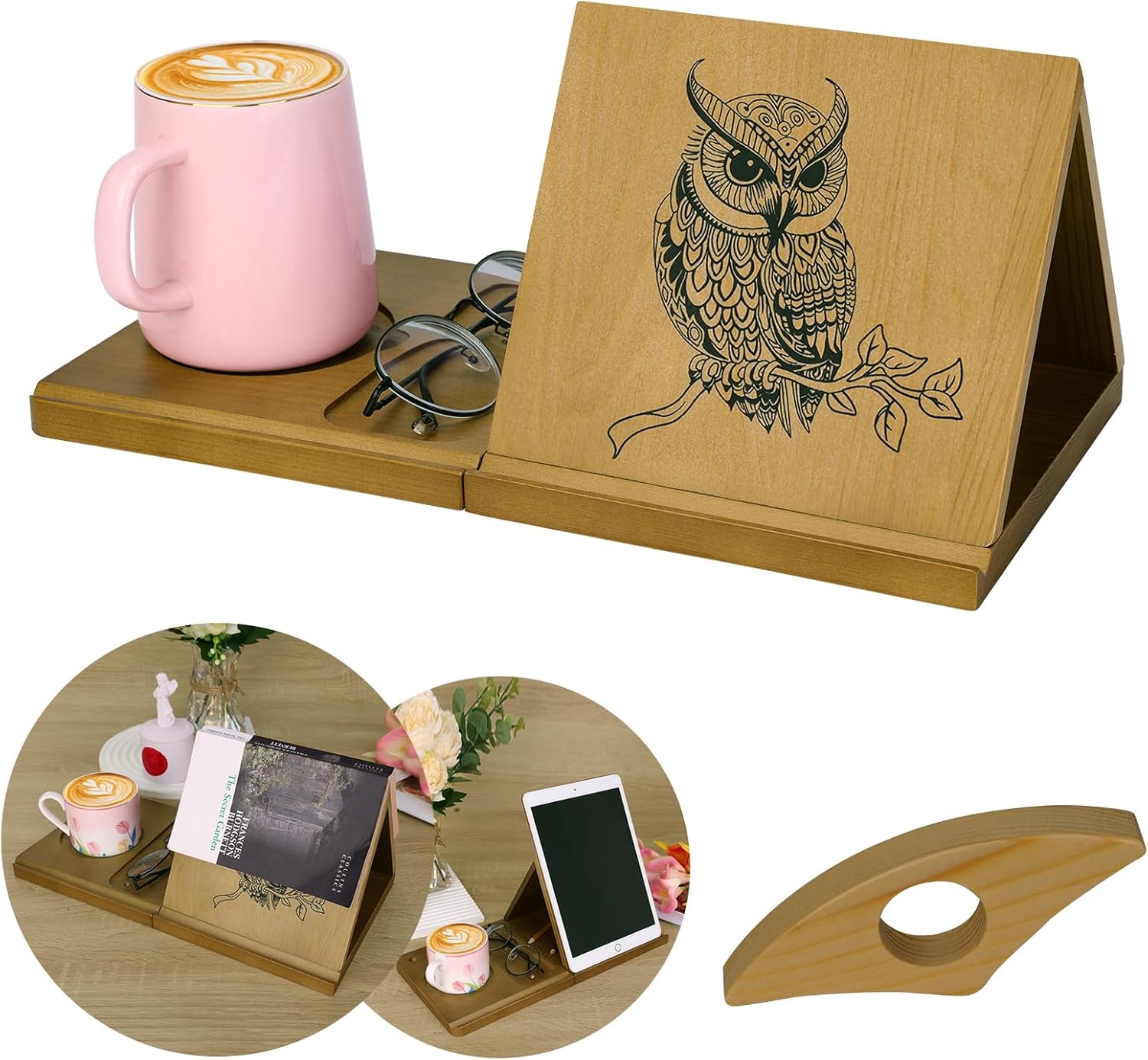 Amazon.com : Pet Baby Wooden Book Rest, Triangle Holder Stand for Page ...